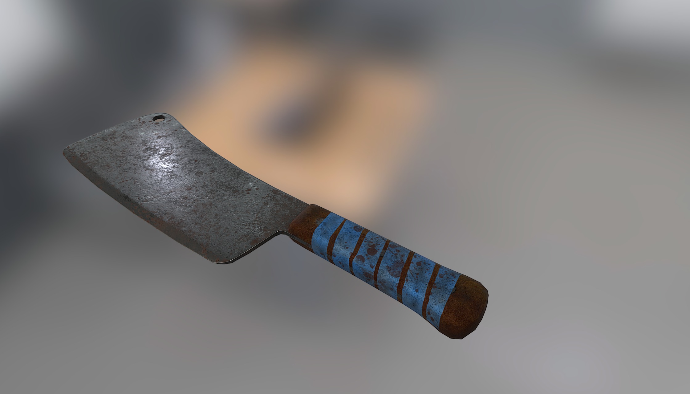 Butcher Knife - Download Free 3D model by Henrixon [1eb7e4d] - Sketchfab