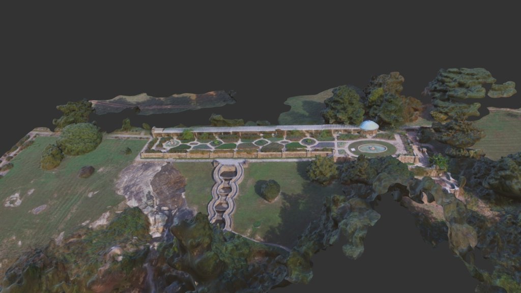 Maymont Garden DJI Inspire - 3D model by Draper Aden Associates ...