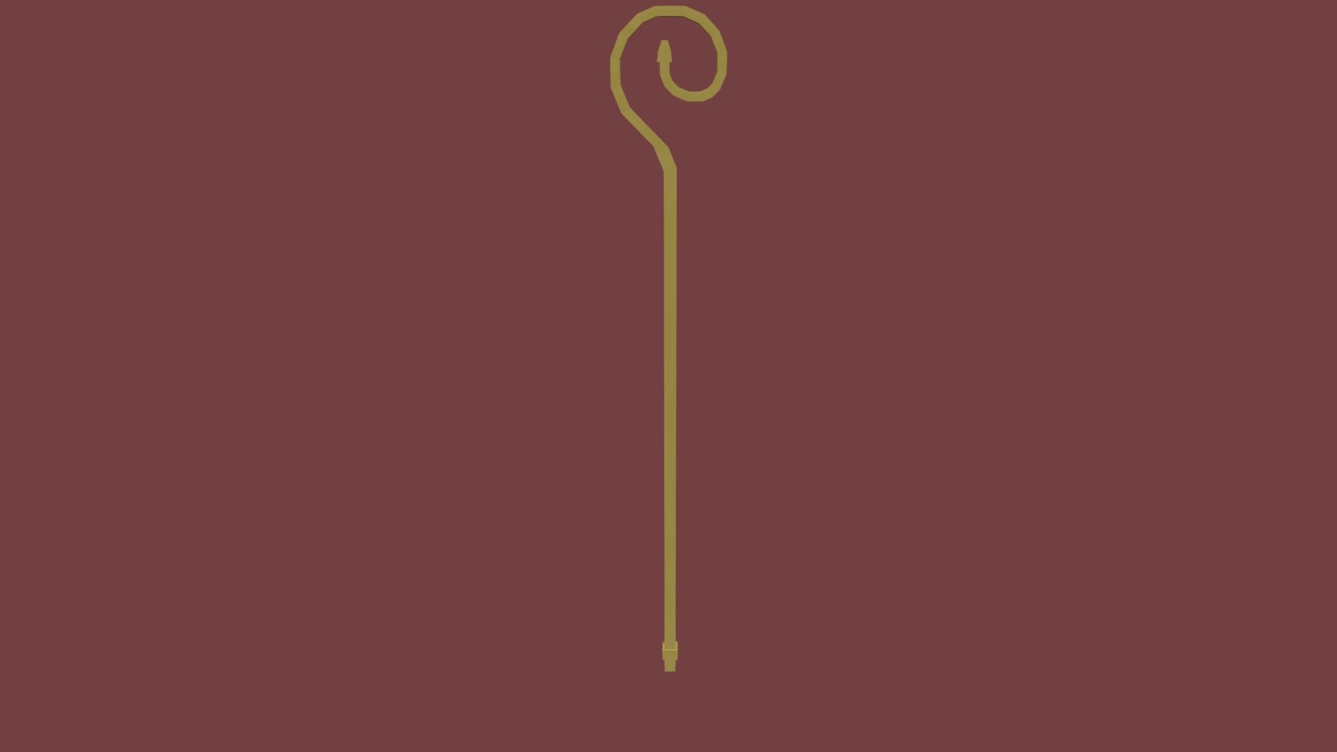 Sinterklaas Staff - 3D model by Ducking Pink | Portofolio (@Block112 ...