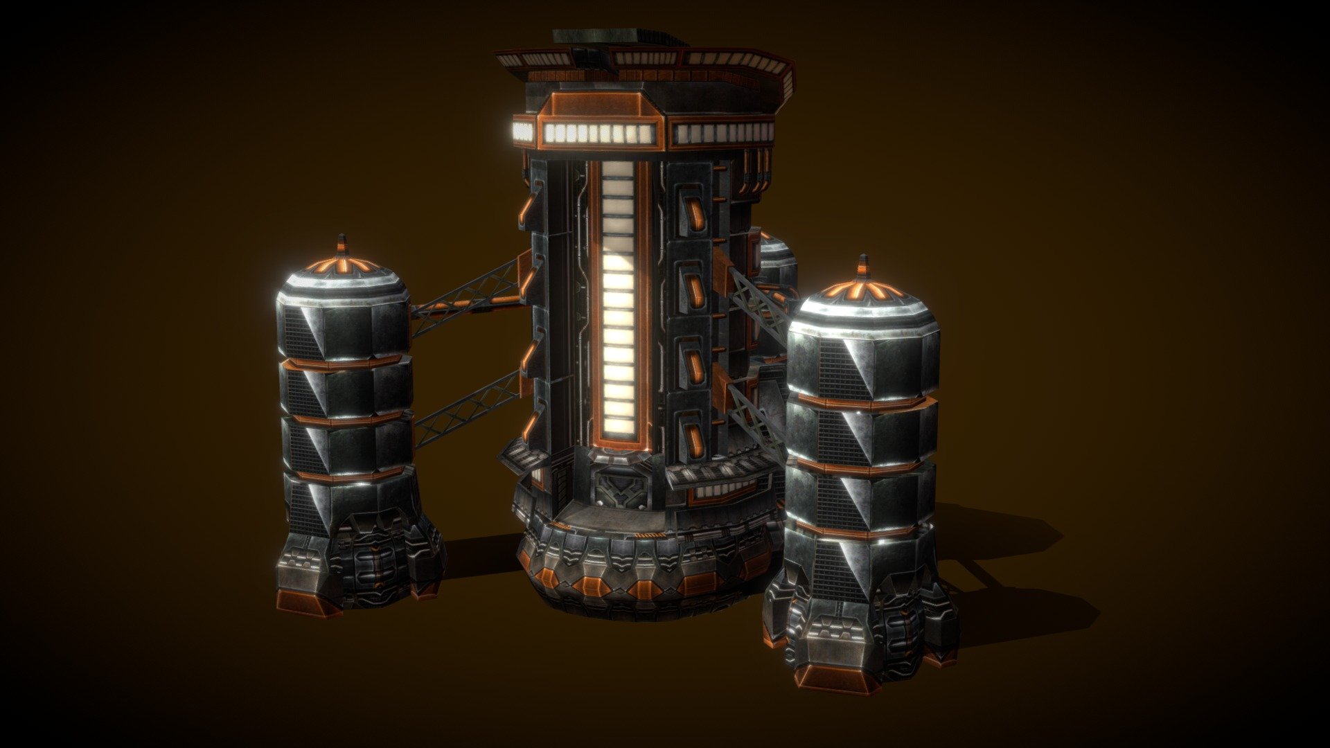 3DRT - Sci-Fi building - Storage facility - 3D model by 3DRT.com ...