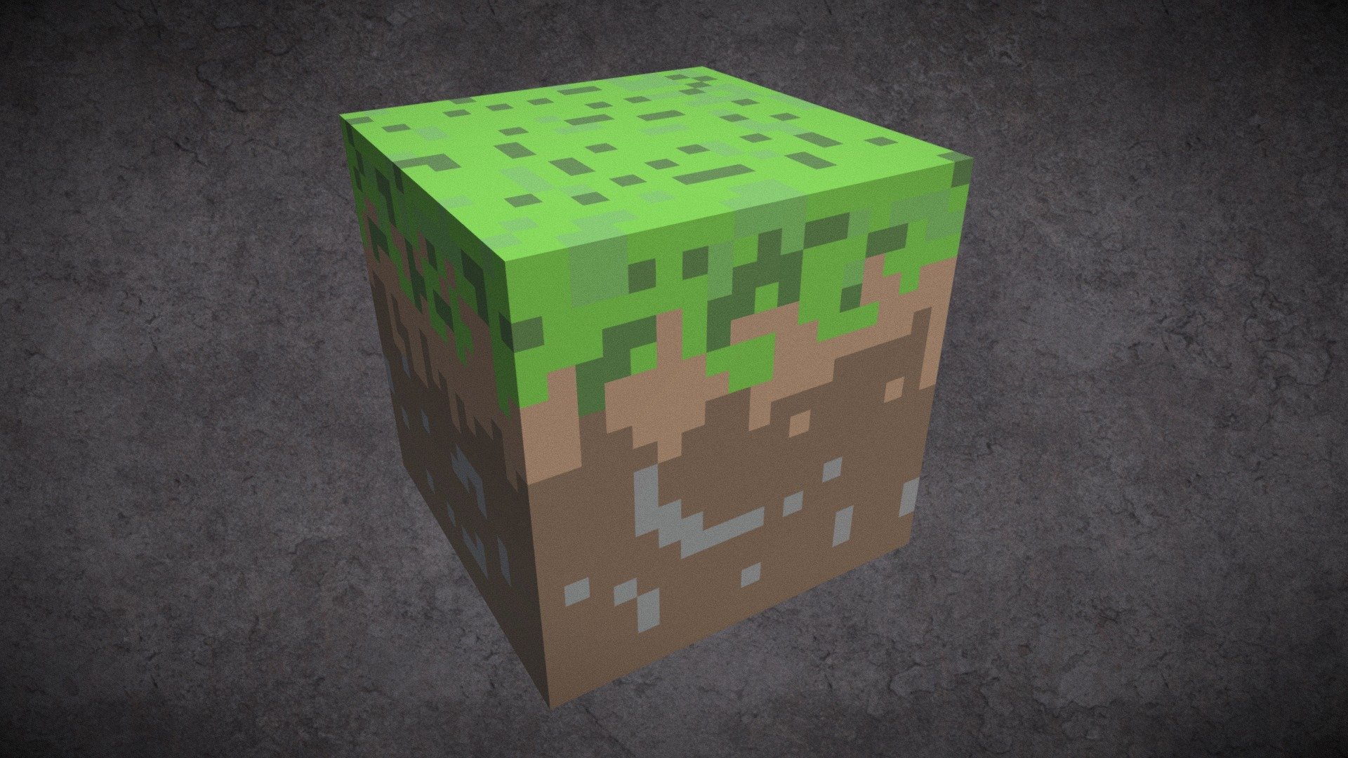 Voxel Grass Block - By Velivian Fesothe - 3D model by Velivian Fesothe ...