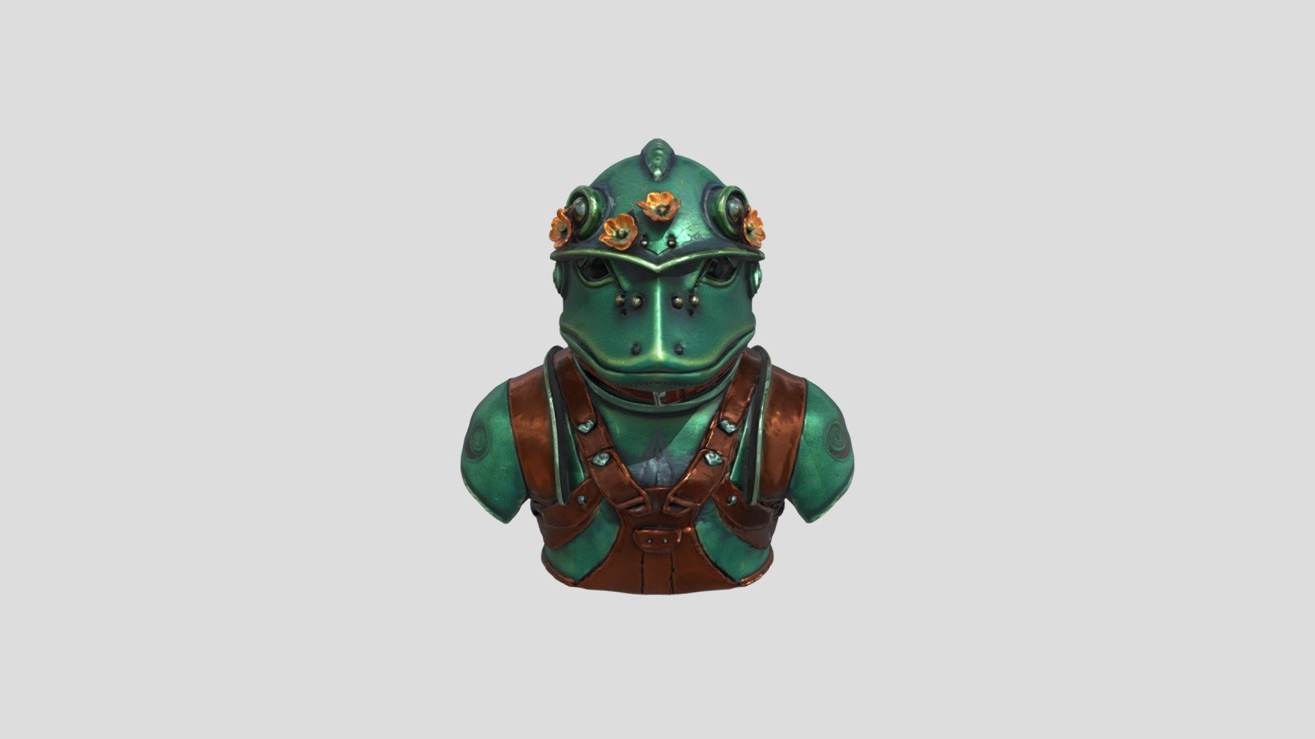 Frog Knight Helmet 7 - Download Free 3D model by KingdomKnight11 ...