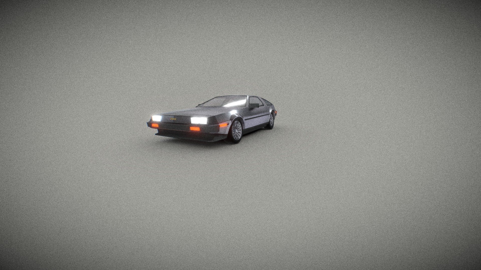 DeLorean - 3D model by irakli_chkonia [1ebd95a] - Sketchfab