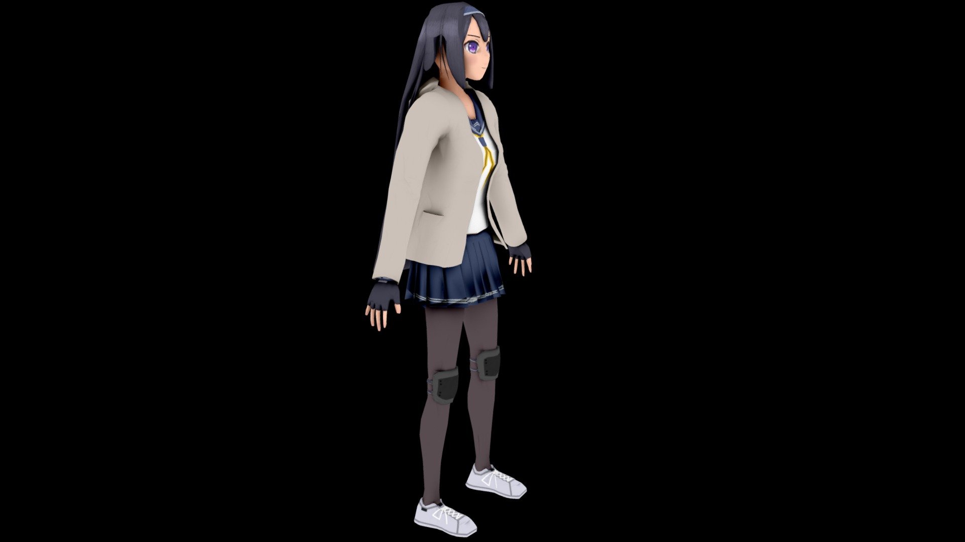 Hand-Paint Character Model - Low Poly - 3D model by Reiyume_Yukiko ...