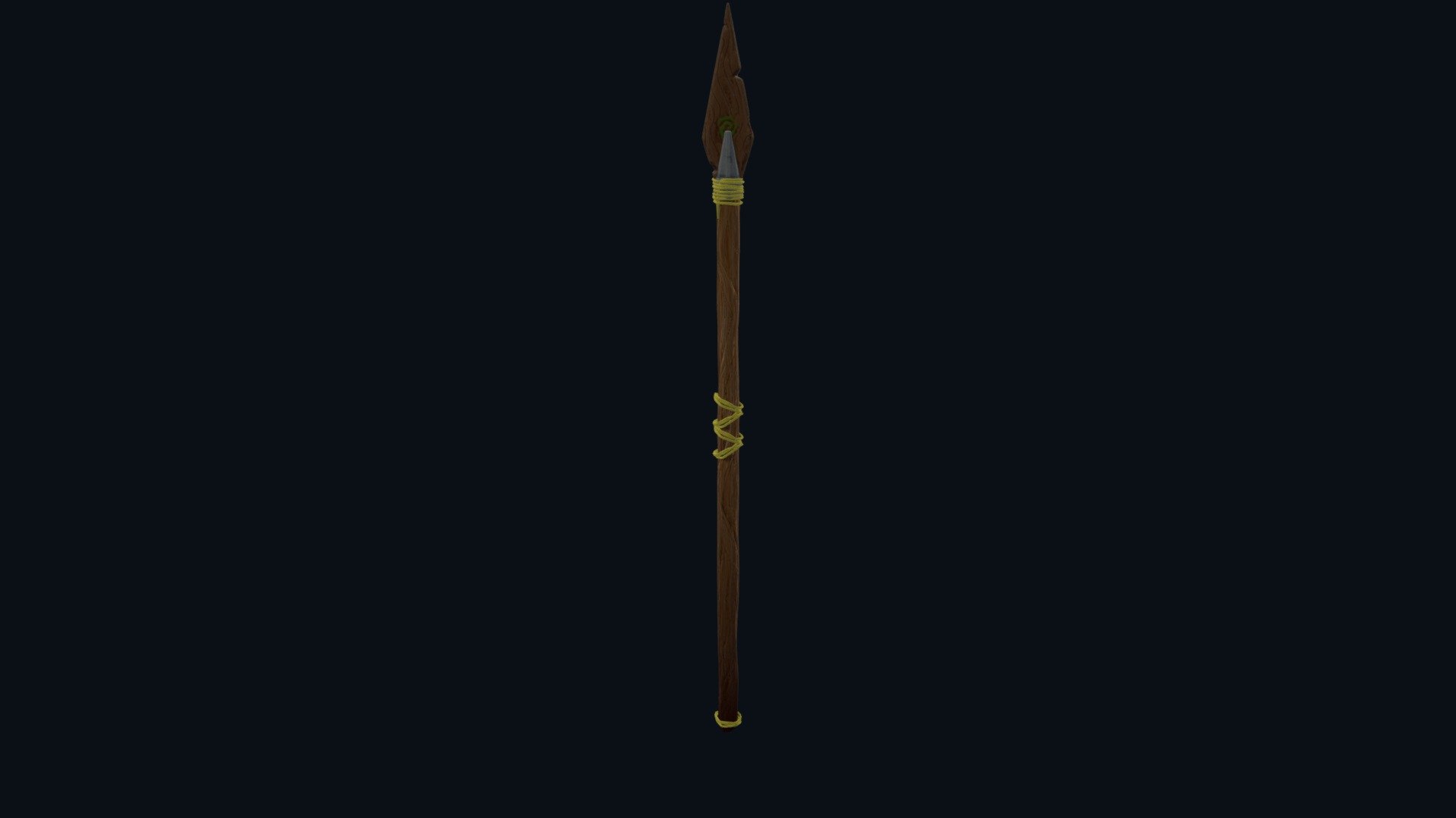 Wooden Long Spear - 3D model by mattciavarella [1ebf1cb] - Sketchfab