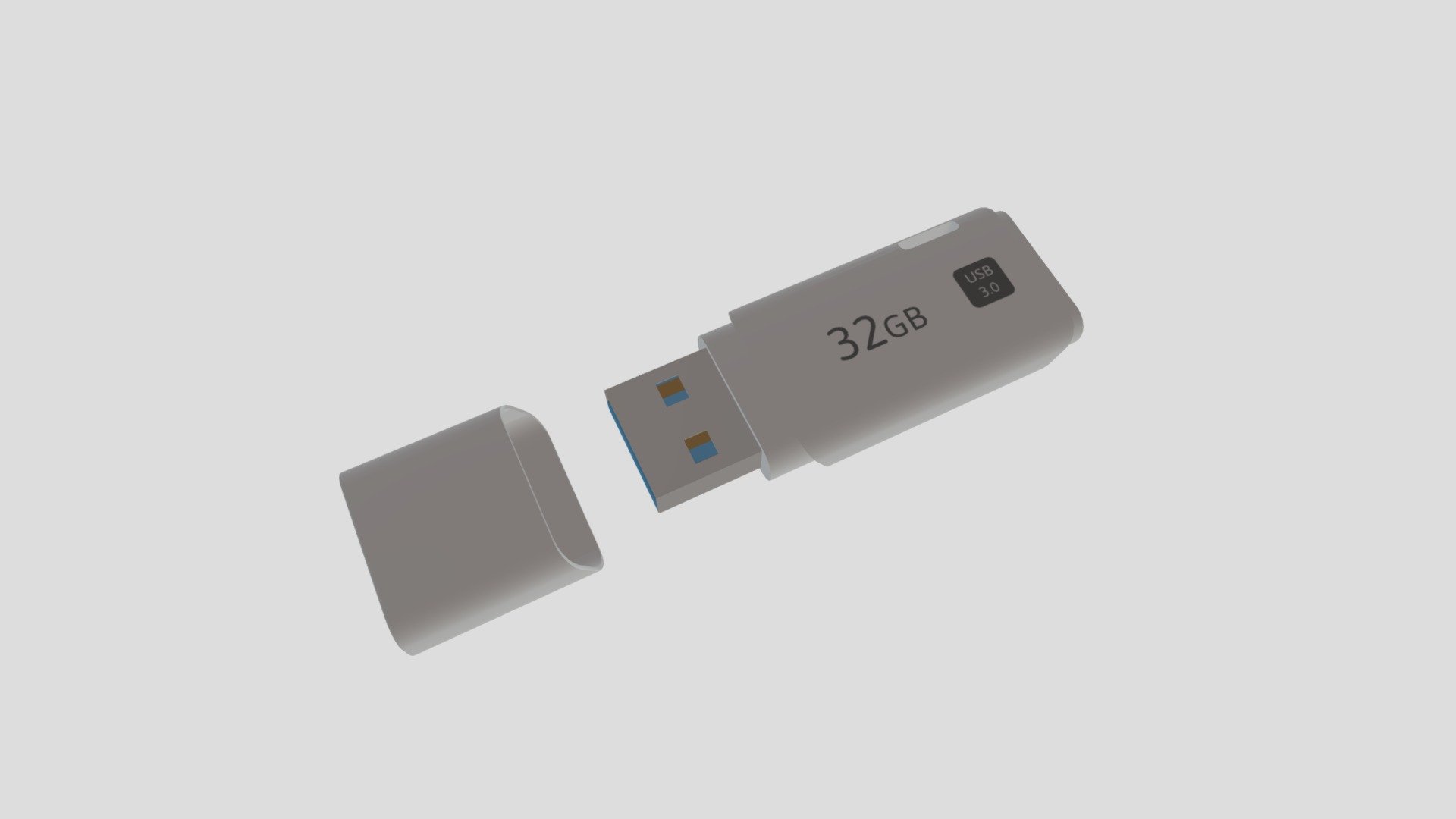 USB Flash Drive - 3D model by Niko Cepyansah (@nikonc) [1ebf860 ...