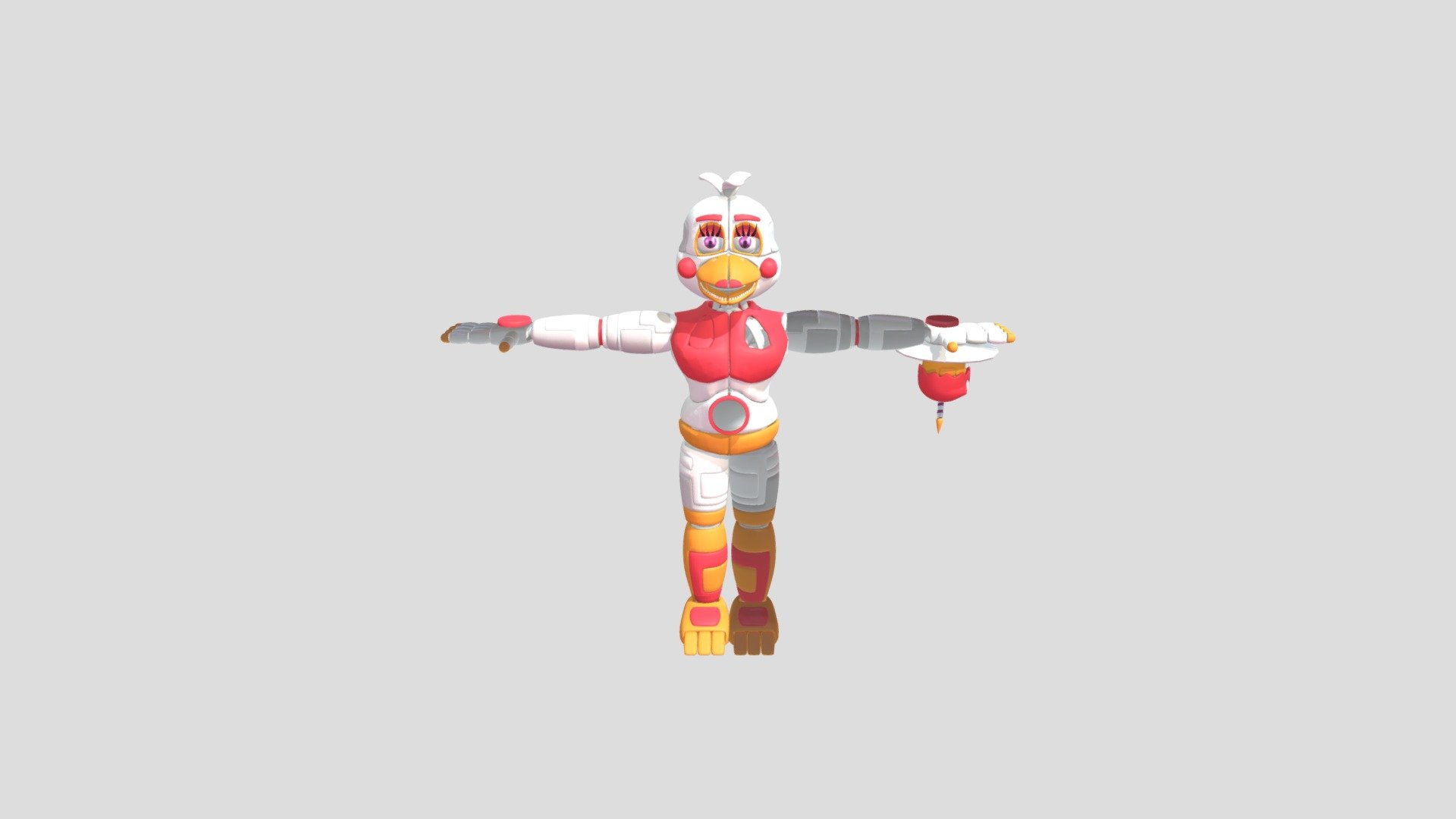 Funtime_chica_by_thudner_ddjzurg - Download Free 3D model by KozlovIII ...