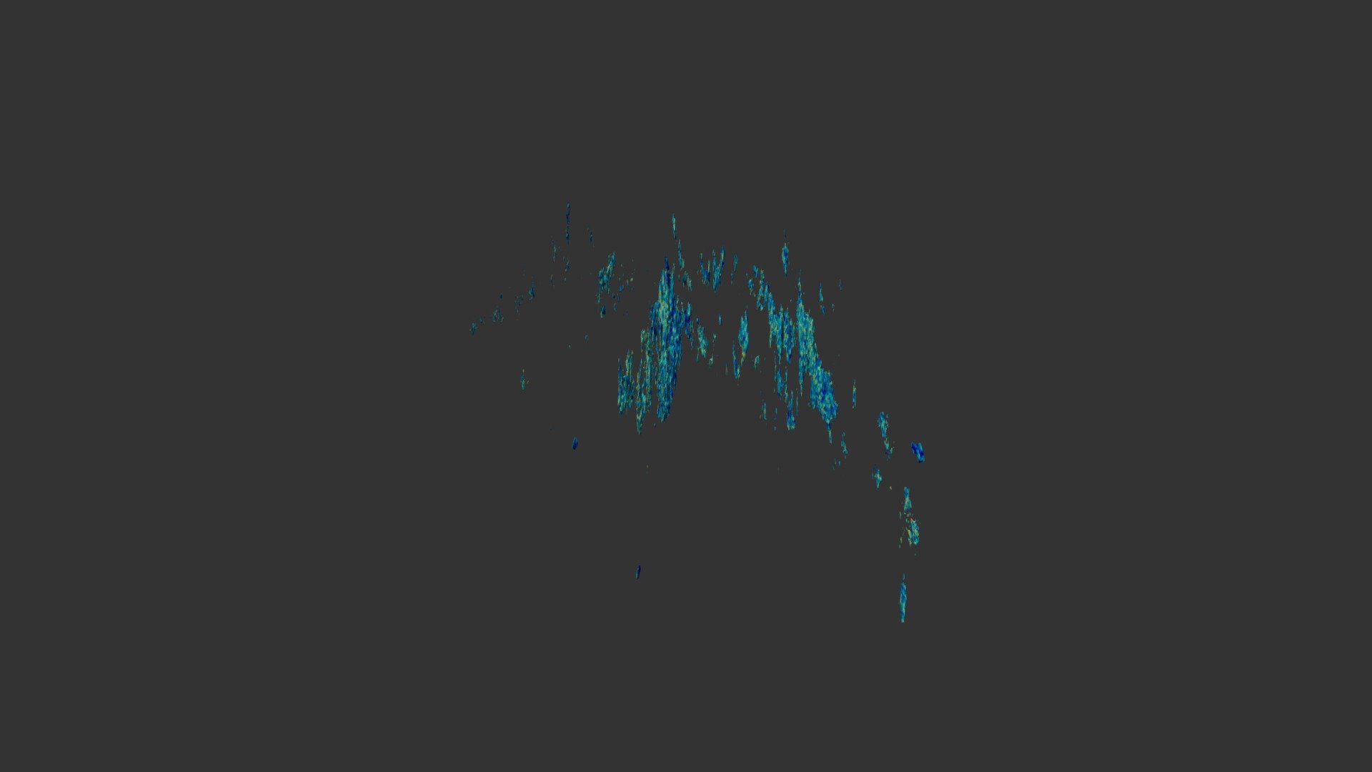 H2CO brightness colored by temperature - 3D model by keflavich [1ebf9af ...