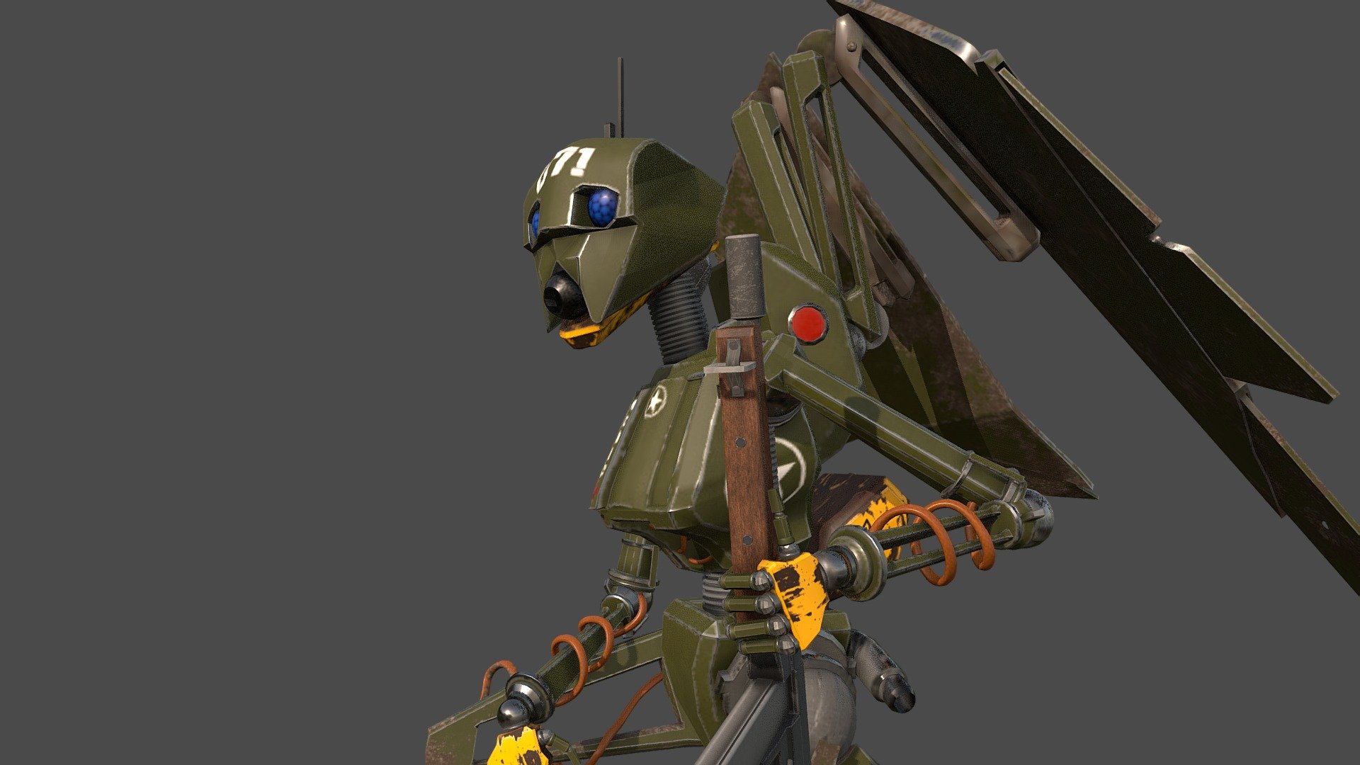 Medic Bot - 3D model by JacobSutherland [1ec09ba] - Sketchfab