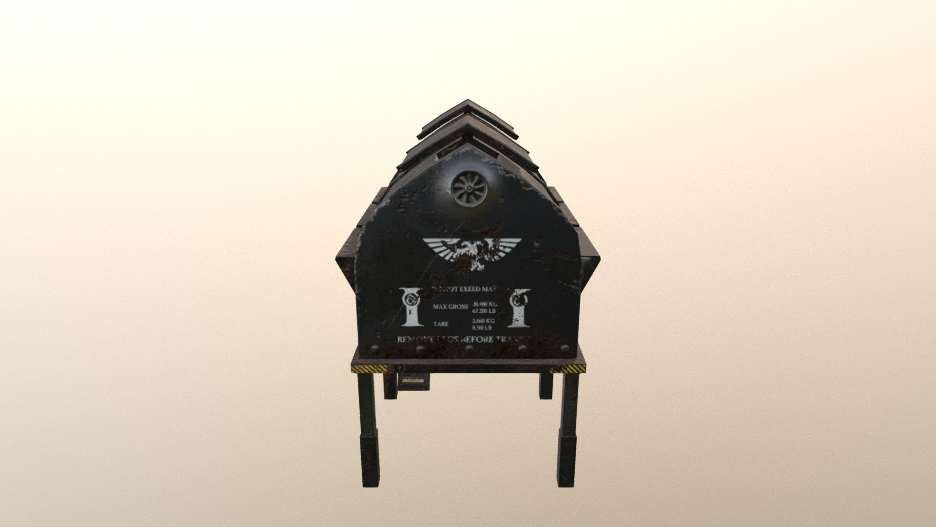 40k Military Hab V2.03 - Black - 3D model by speckysimon [1ec2354 ...