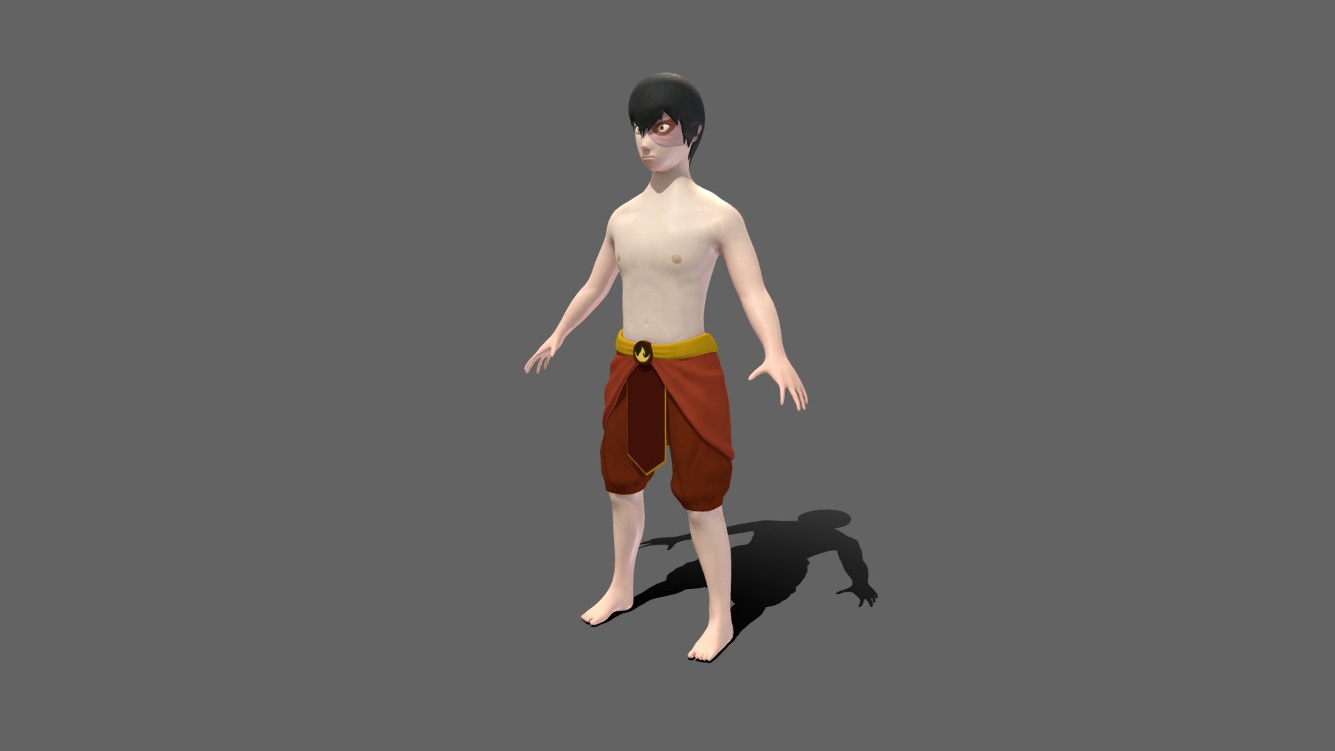 Zuko 3D Character - 3D model by AWizard [1ec2acb] - Sketchfab