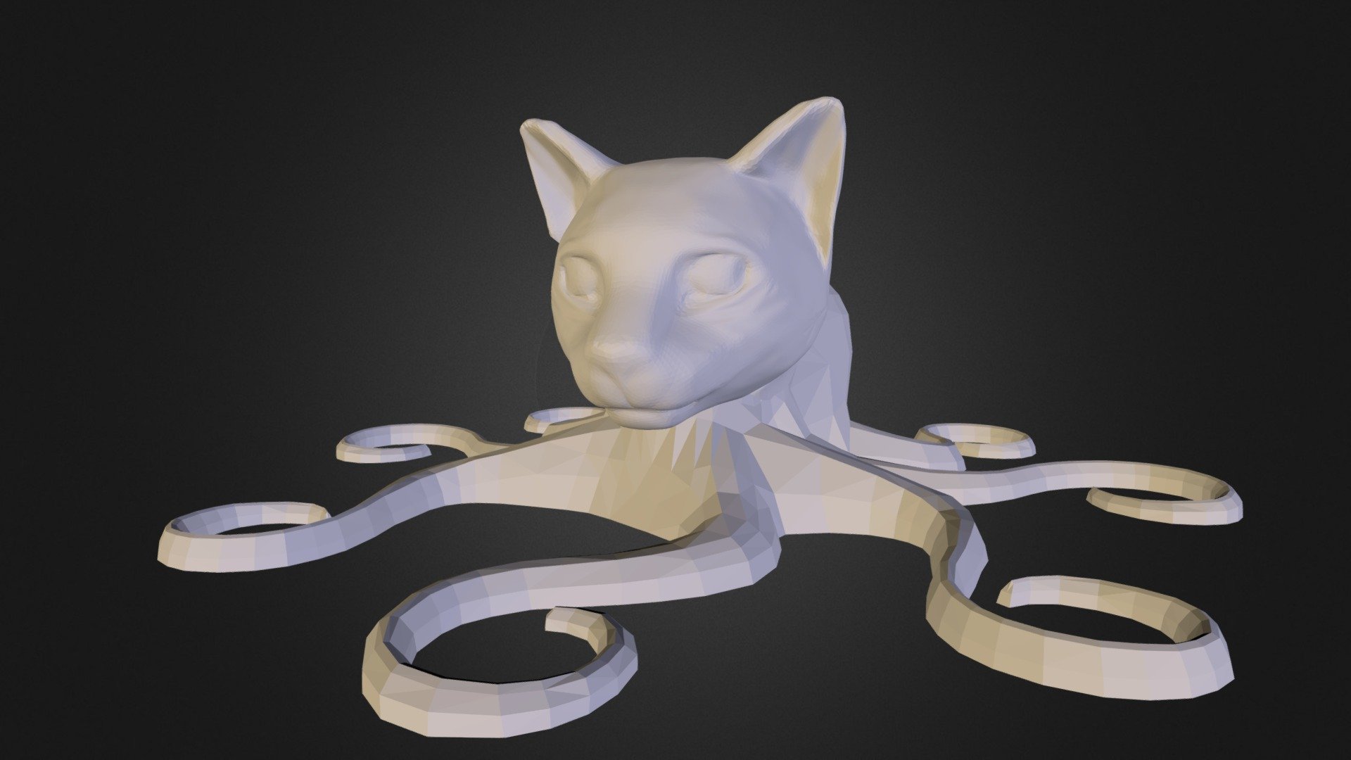 Octocat-v1.stl - 3D model by lanilabs [1ec2c40] - Sketchfab