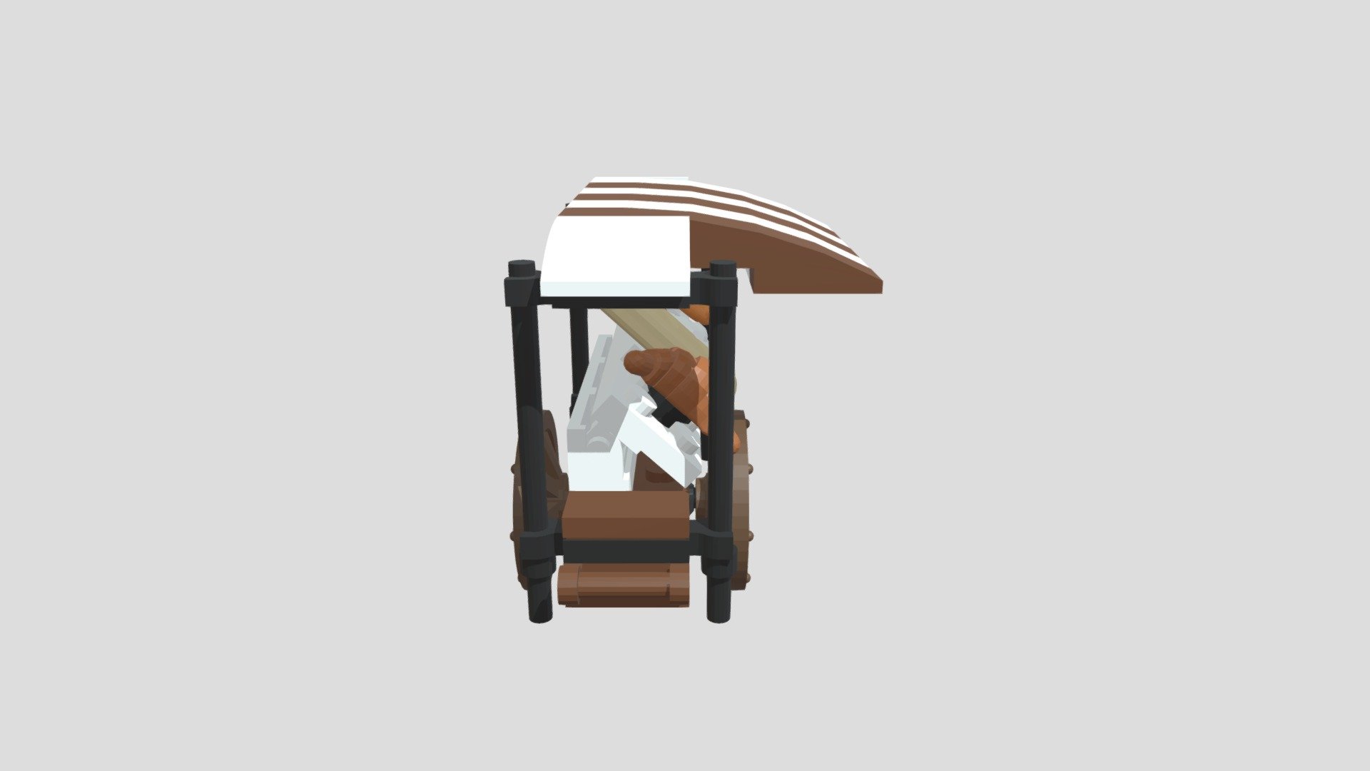 Bread Cart - 3D model by HTBI [1ec5430] - Sketchfab