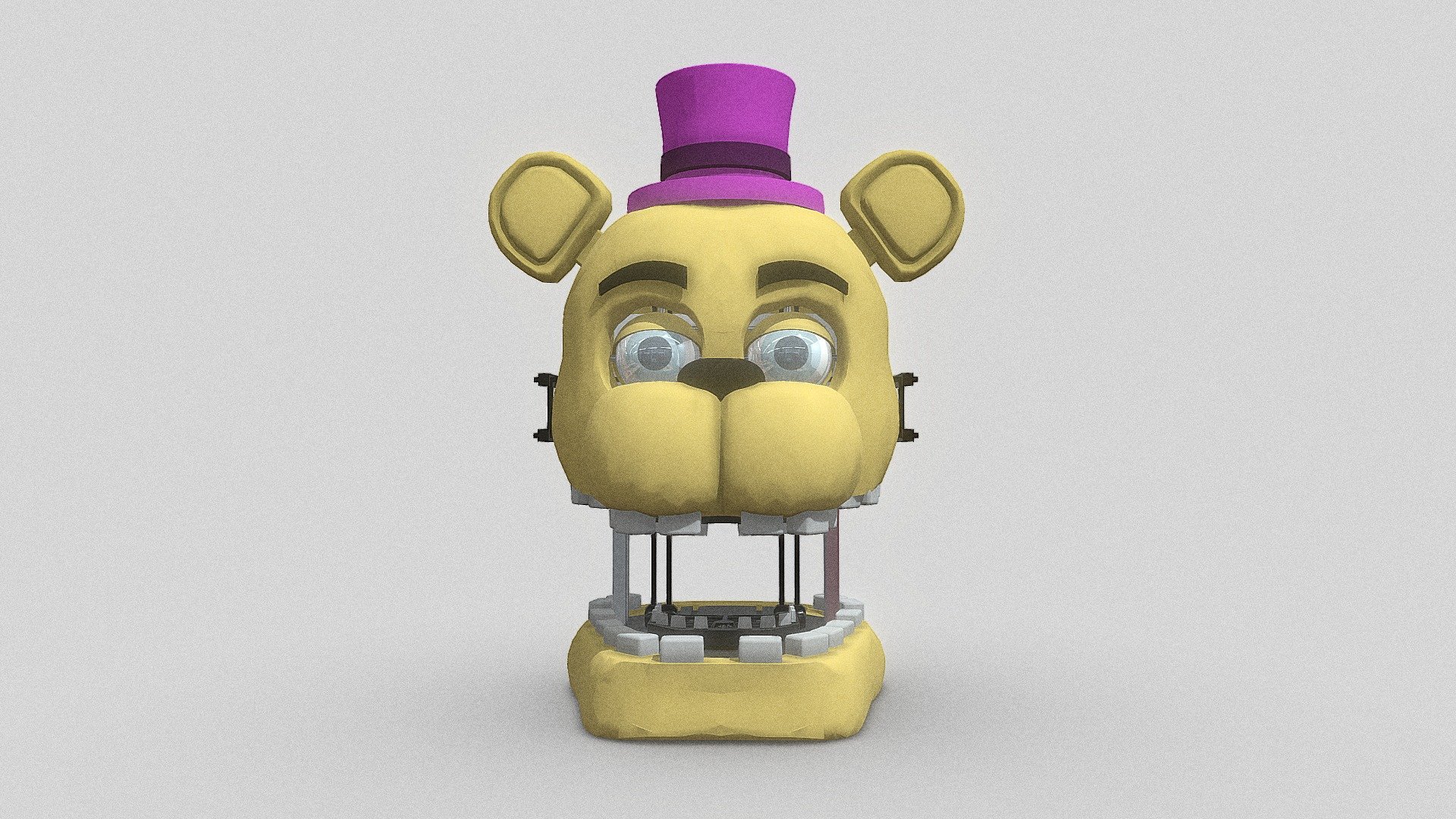 Fredbear Head - 3D model by LC_3D (@lcopenhaver3608) [1ec624d] - Sketchfab