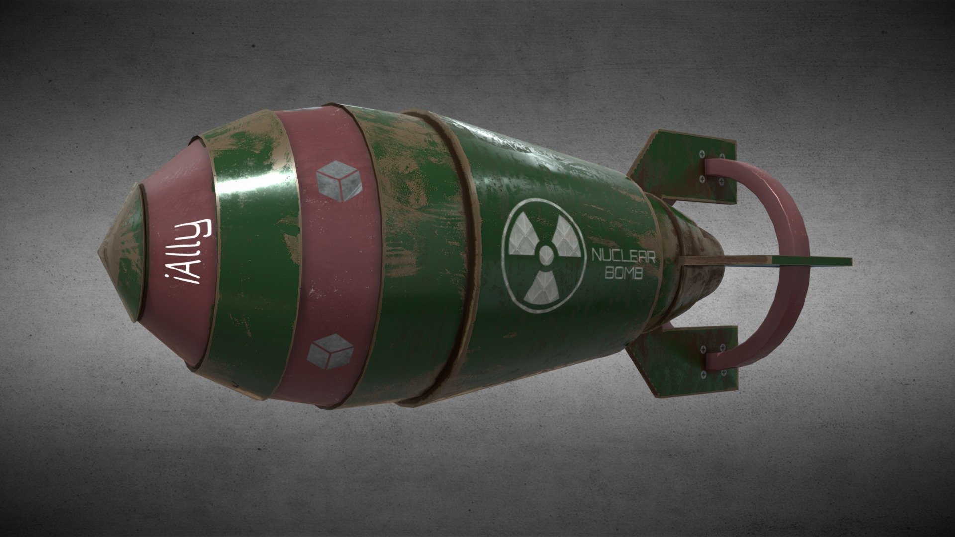 iAlly Nuclear Bomb - Download Free 3D model by Serkan ÇINAR (@mr ...