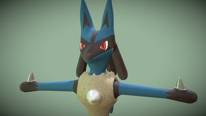 Lucario 3D models - Sketchfab