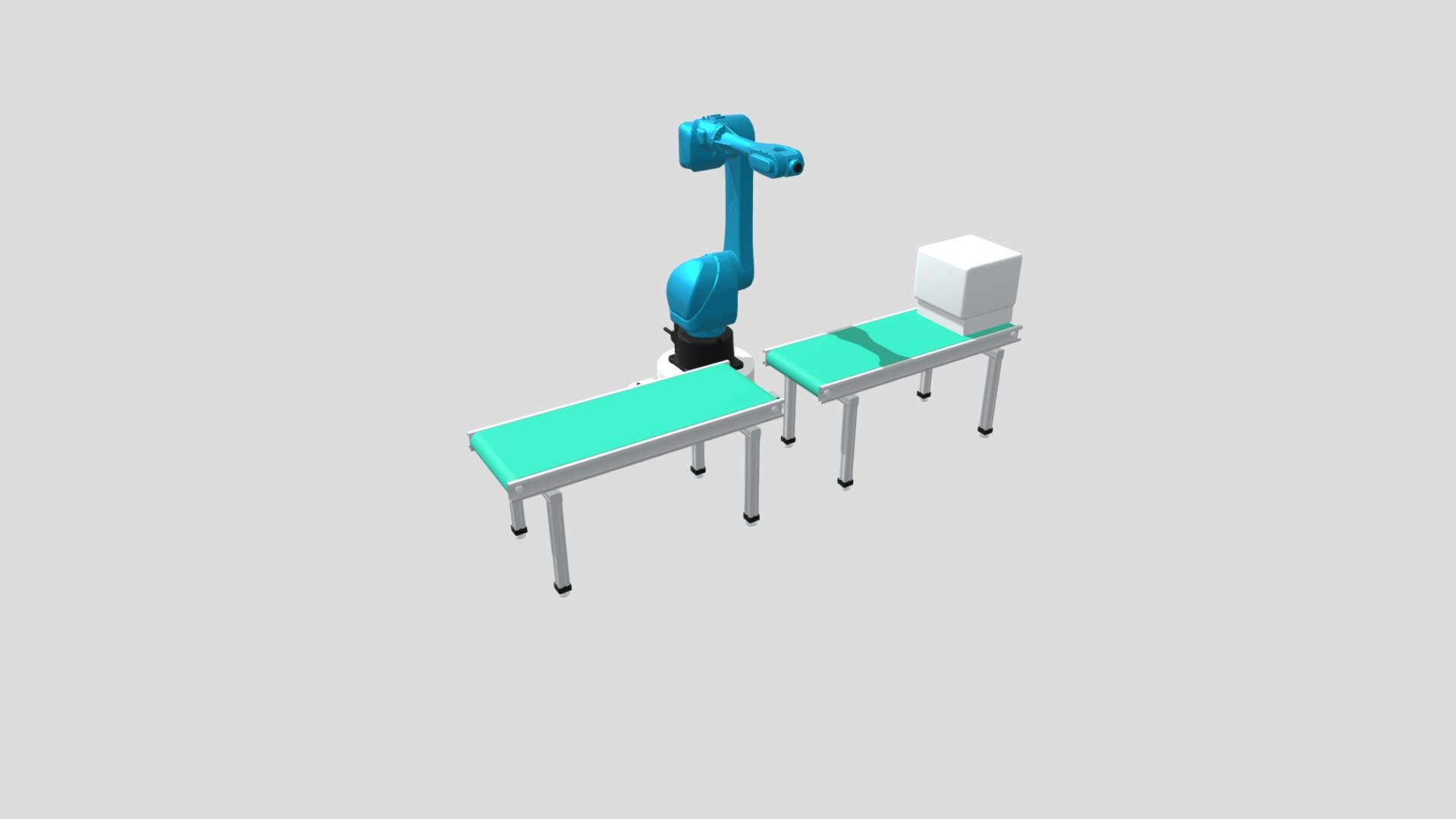 Robot loading and unloading - 3D model by helfei (@helf01) [1ecb918 ...