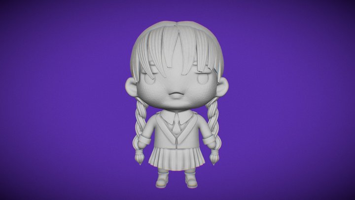 Wednesday 3D models - Sketchfab