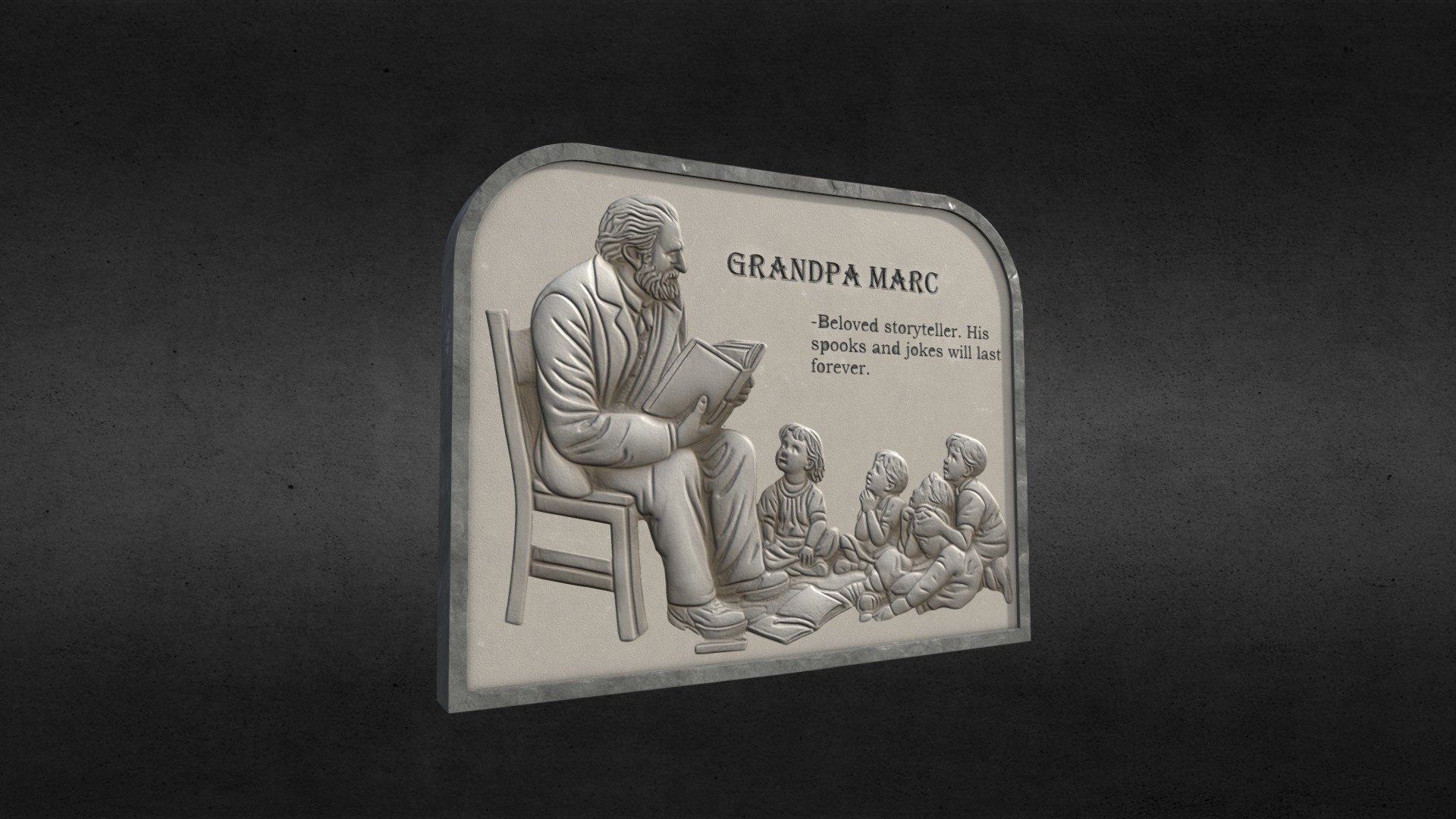 Haunted Mansion Project: Marc Davis' Tombstone - Download Free 3D model ...