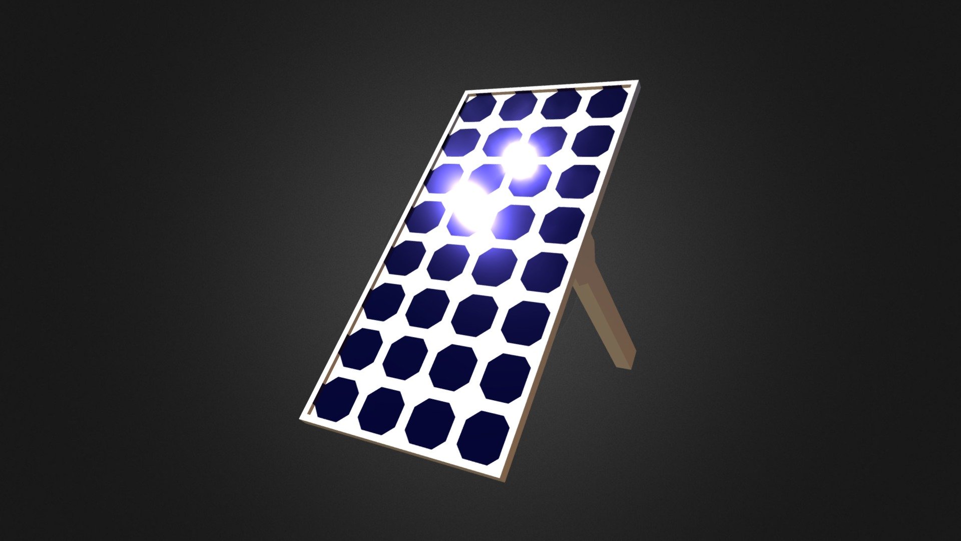 Low Poly mobile solar panel stylized - 3D model by ClimateHackerz ...
