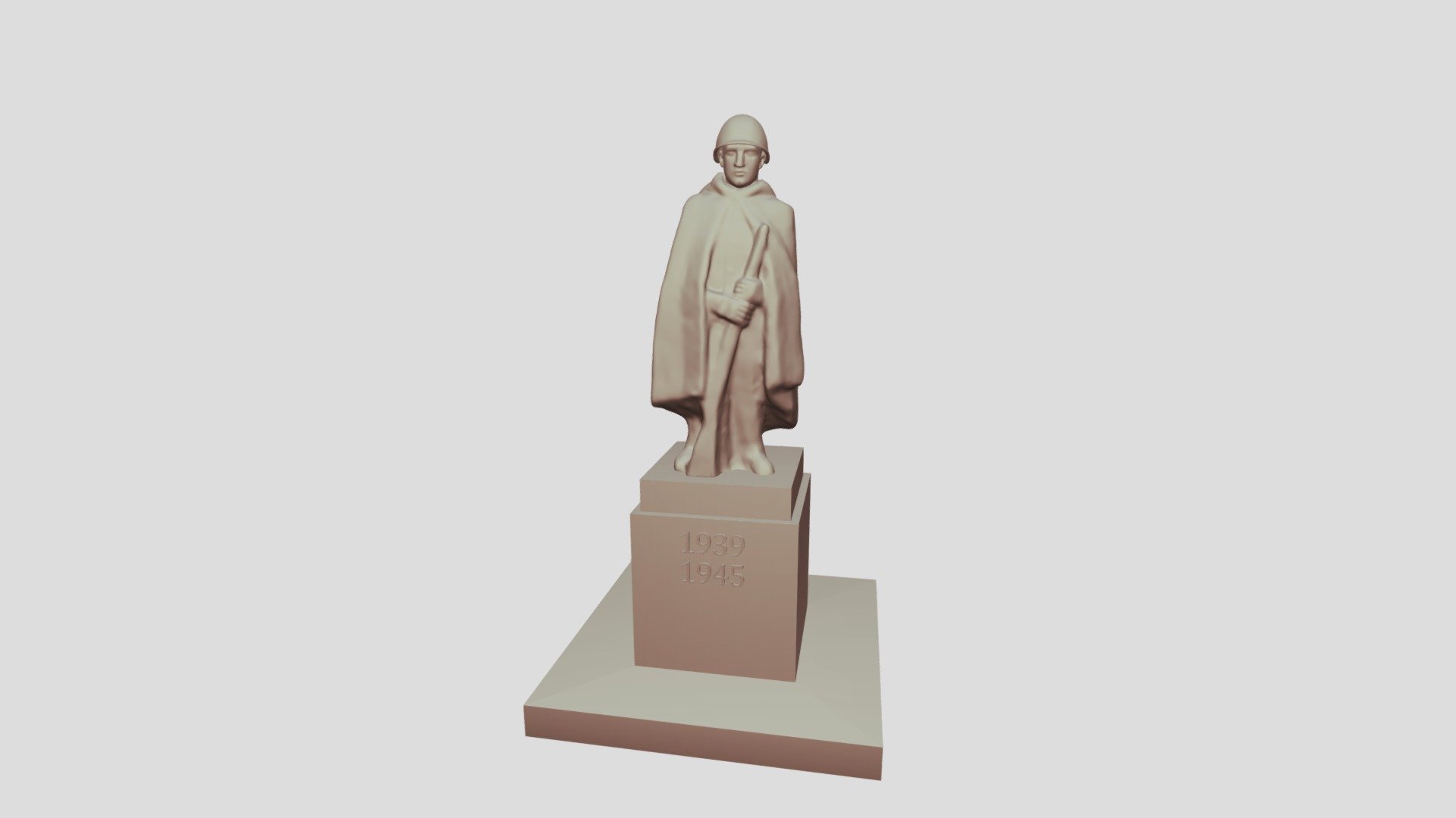 Monument to the victorious soldier in Israel - 3D model by Alexiy.od ...
