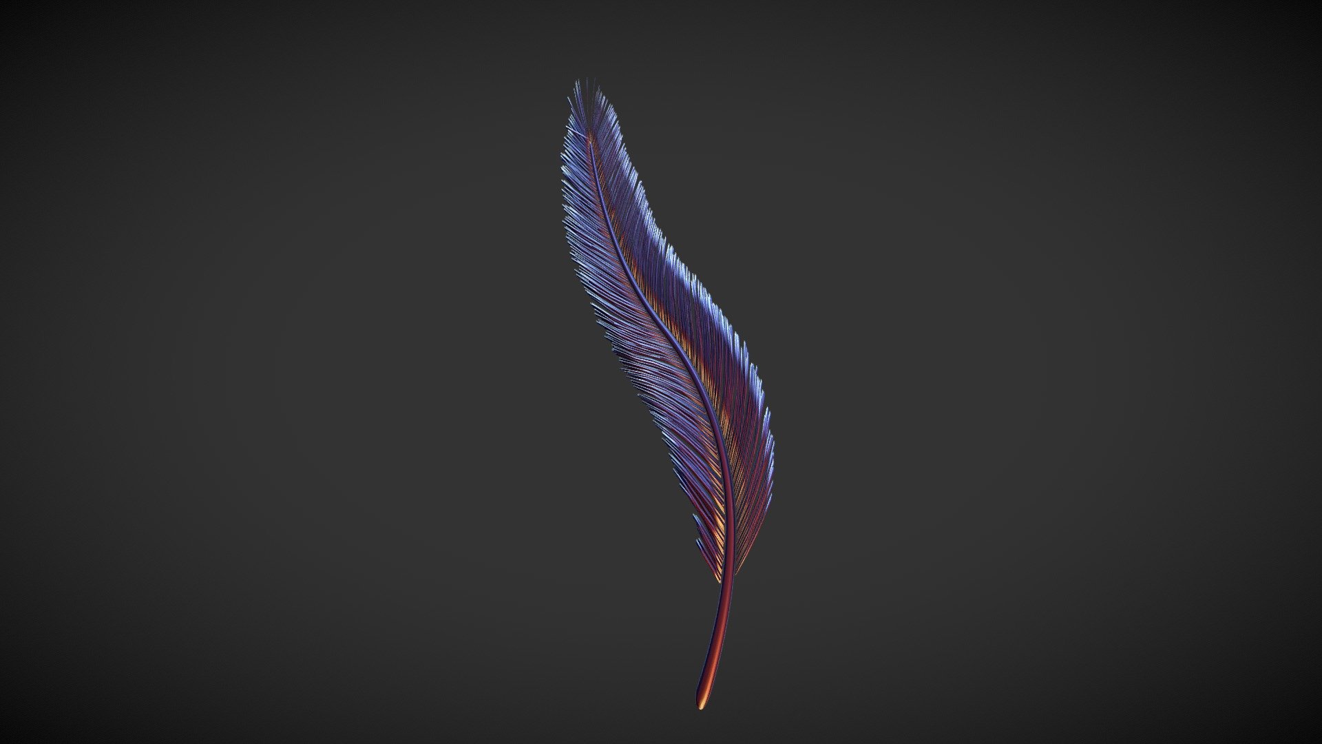 High Poly Stylized Feather - Free Download - Download Free 3D model by ...