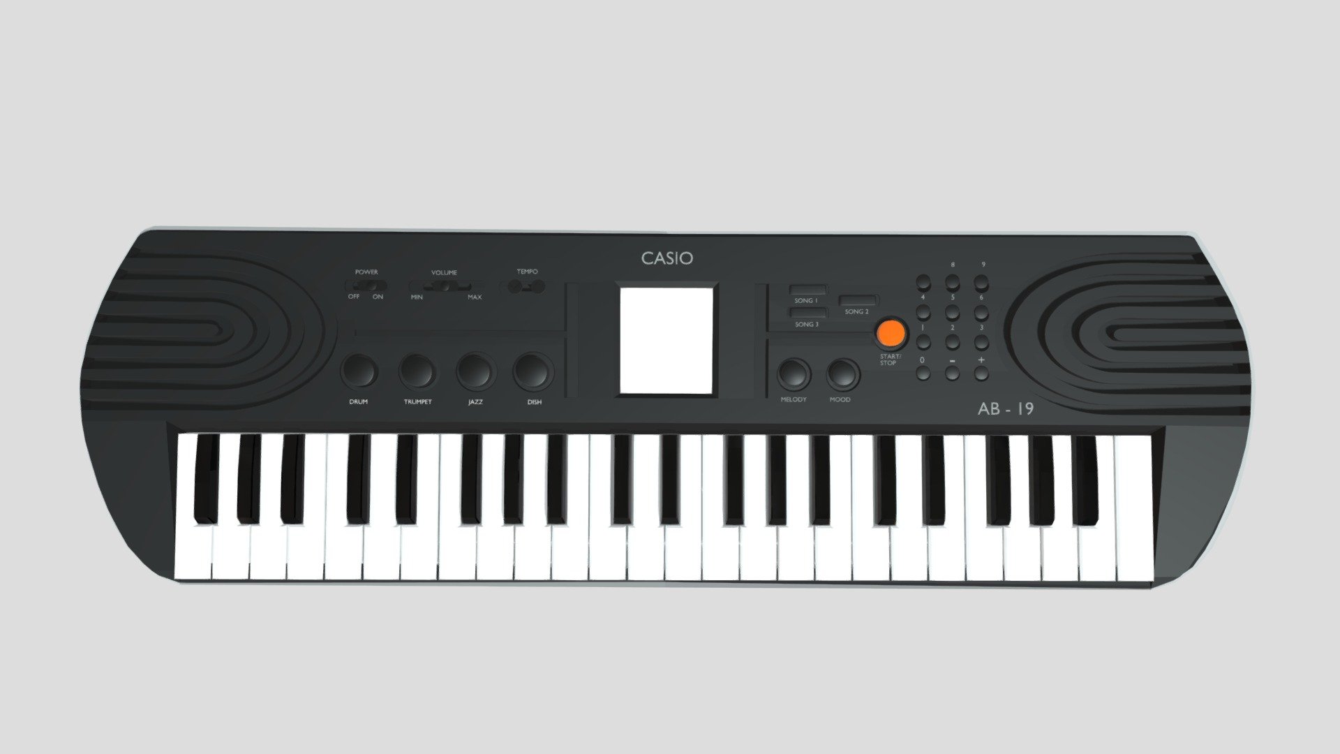 Casio - Musical Instrument 3D Model - 3D model by amitbarve [1ed6b93 ...