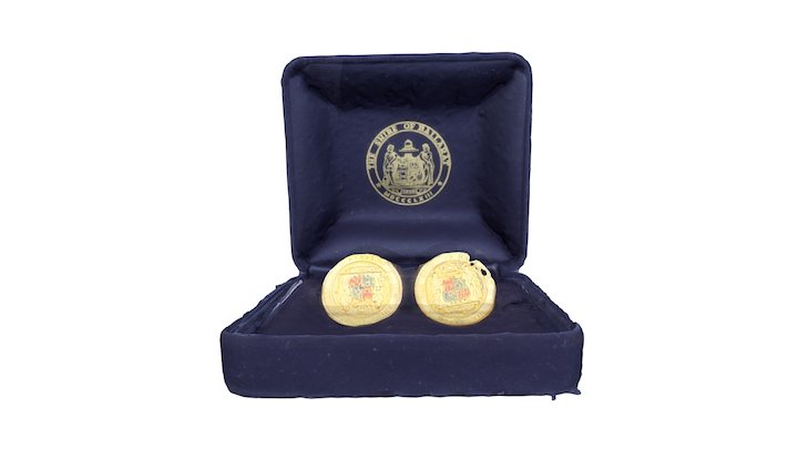 Cuff-links 3D models - Sketchfab