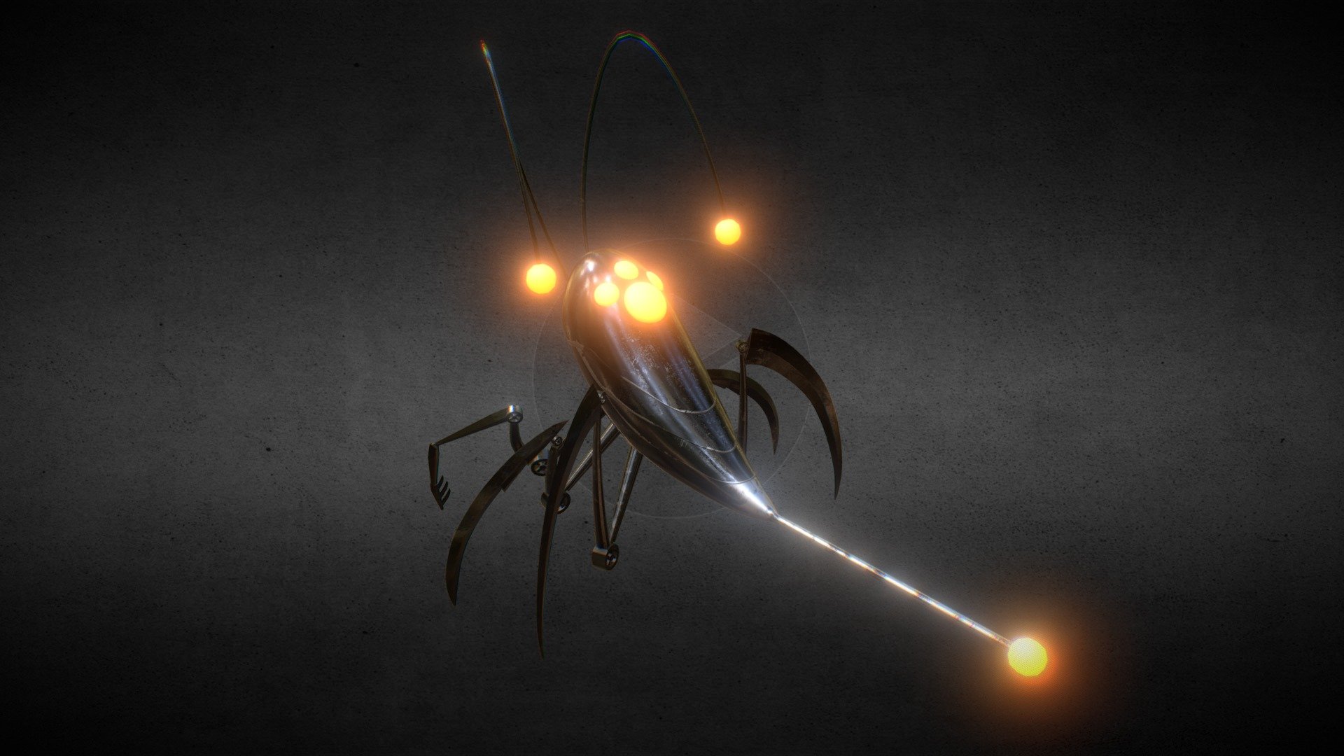 Murder Drones - Keybug (Black) - Download Free 3D model by turn_ye [1ed70cd] - Sketchfab