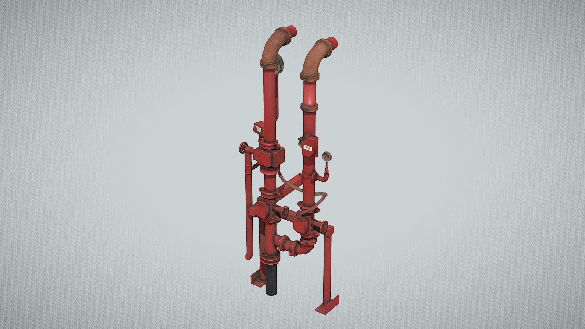 Pipeline Red Fire Alarm - Buy Royalty Free 3D model by Outlier Spa ...