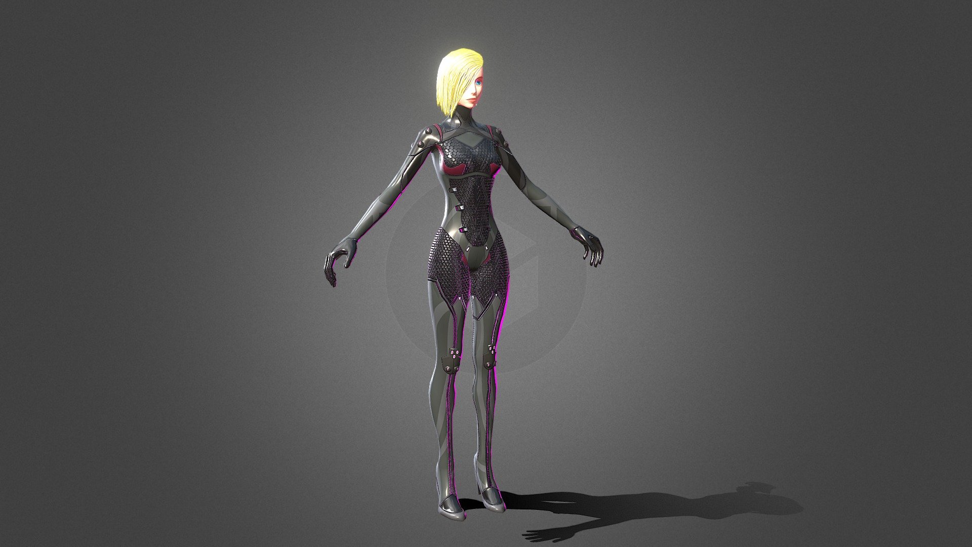 Hide N Seek Female - 3D model by irispoly [1eda40f] - Sketchfab