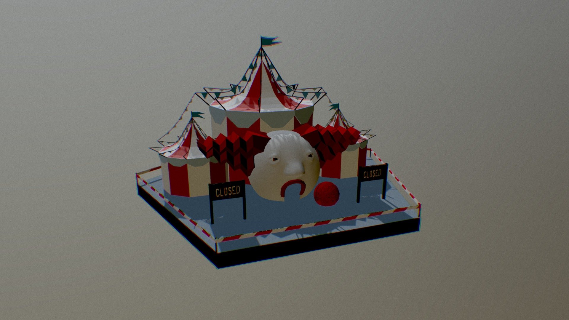 Circus - 3D model by meono [1eda424] - Sketchfab