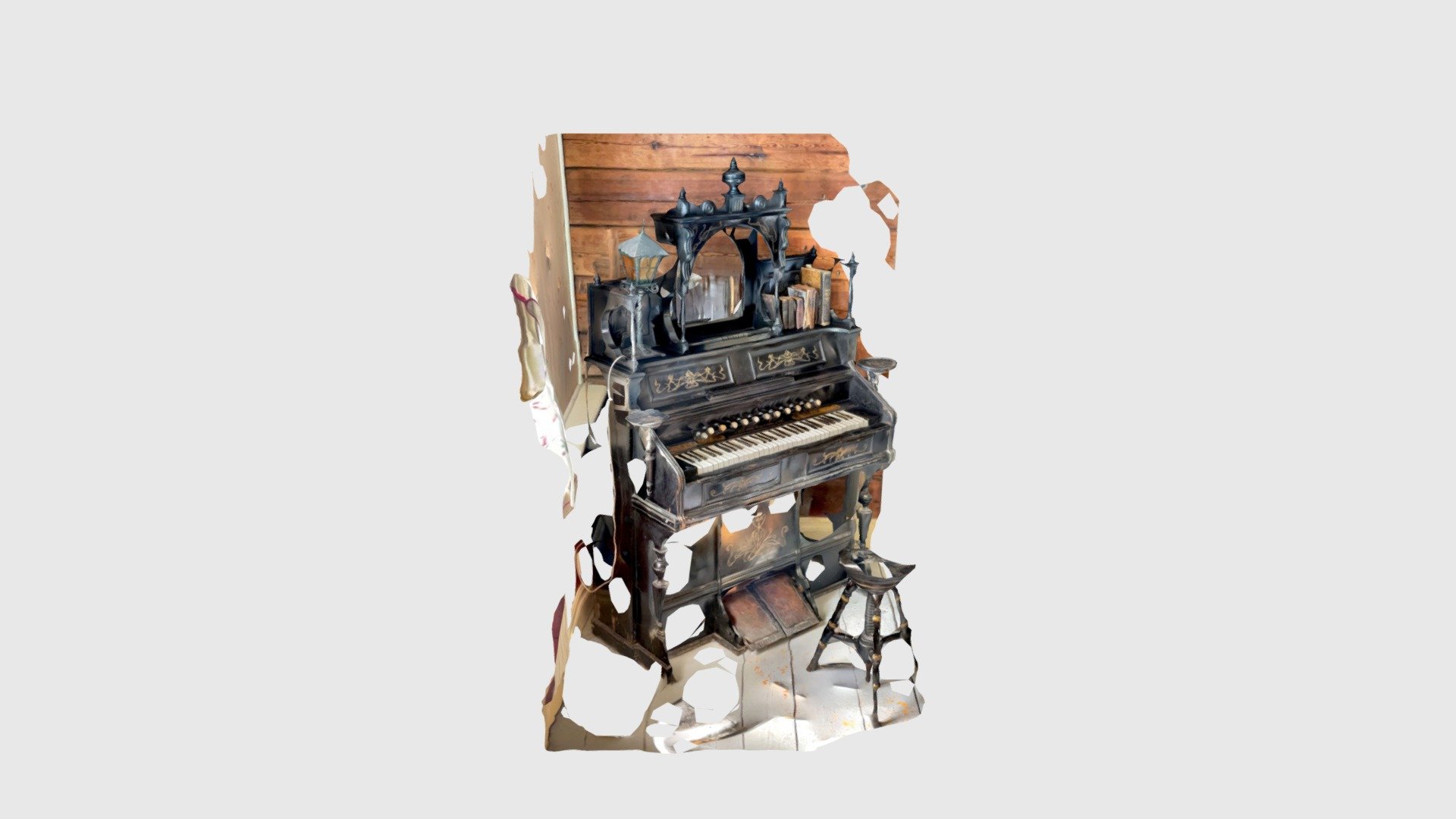 The organ of Ralph Lundsten, Lulea, Sweden - 3D model by Sanja Karin ...