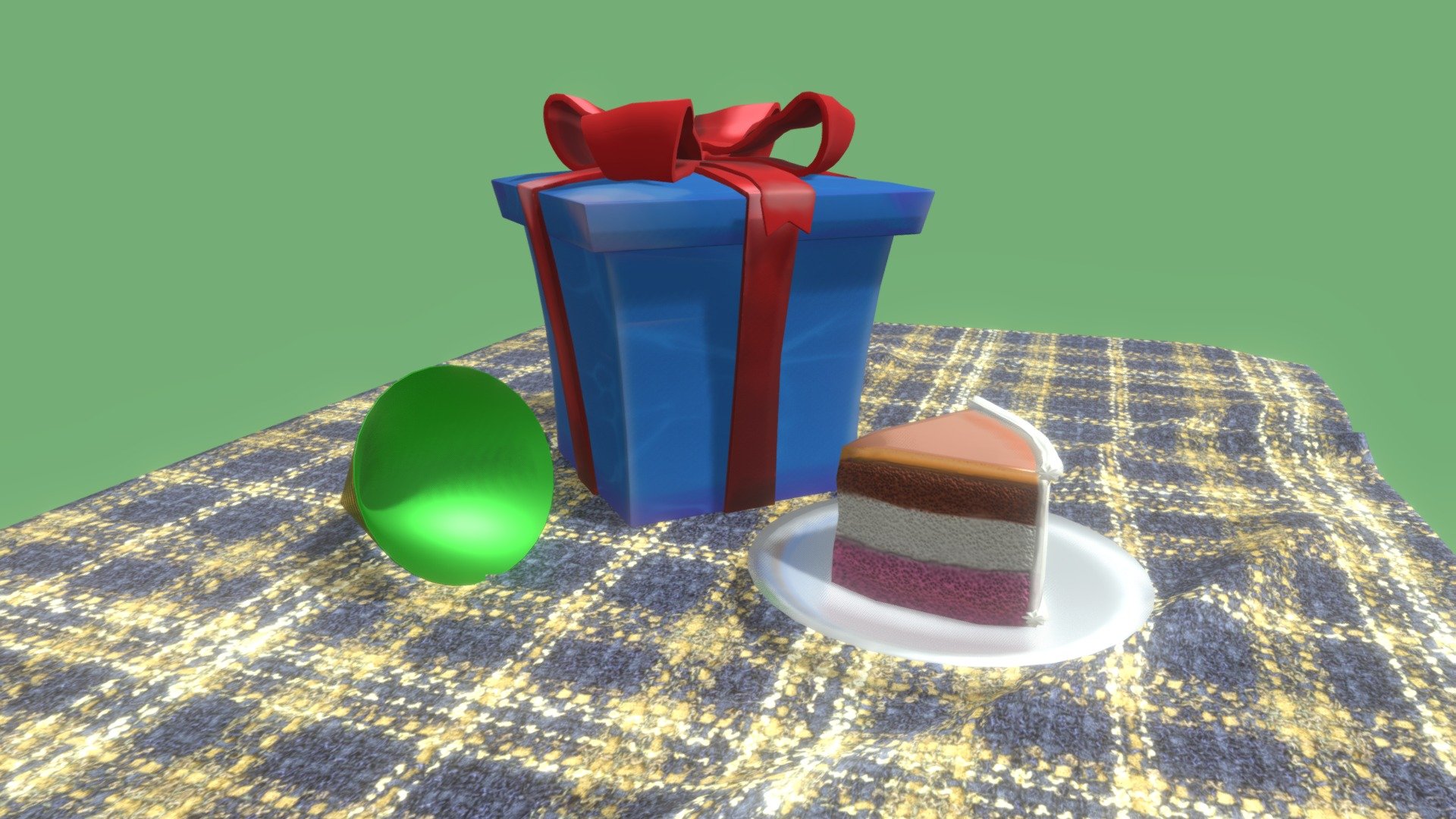 Birthday Box - 3D model by conicoestudio [1edbd77] - Sketchfab