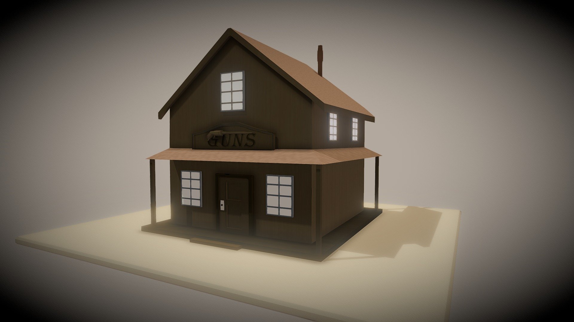 Wild West Gun Shop - 3D model by KozyQueen [1edc40a] - Sketchfab