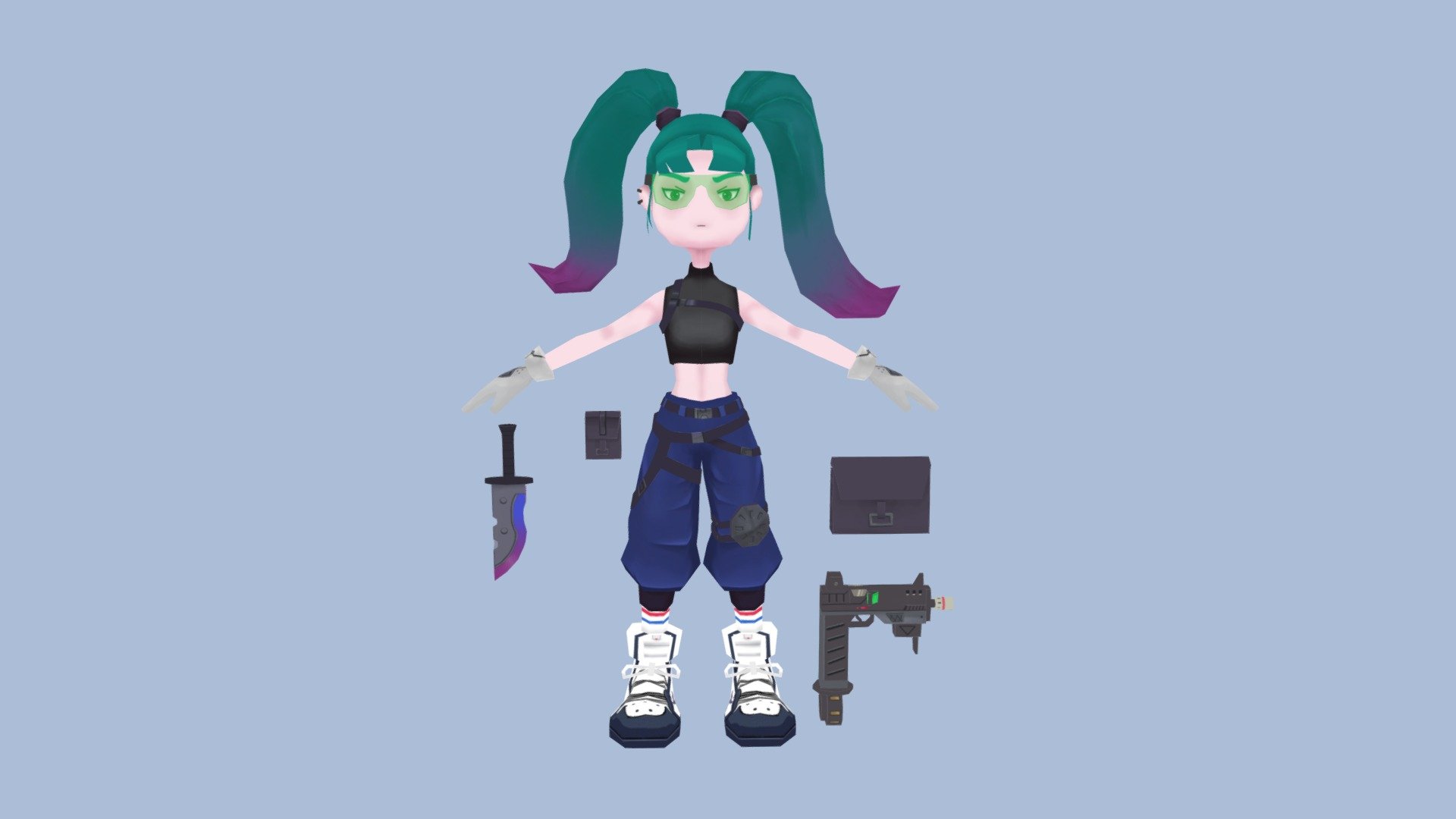 Nitro Girl - 3D model by nerwin64 [1edc9e2] - Sketchfab