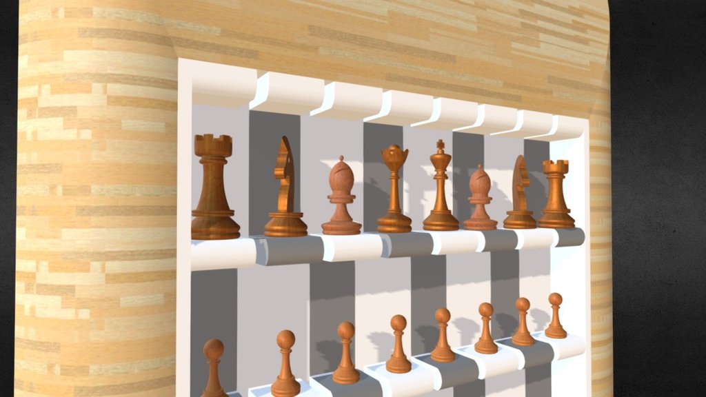 Chess - 3D model by erasmuspluska1 [1edea79] - Sketchfab