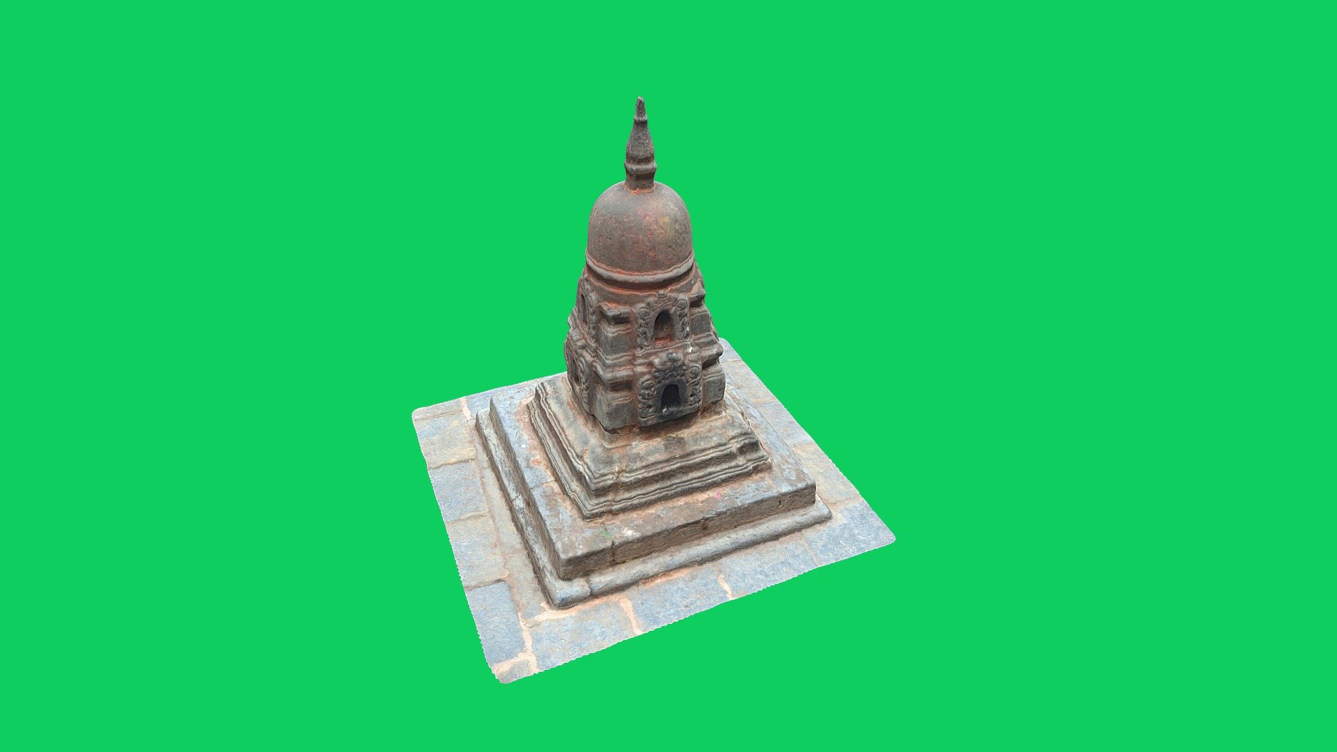 Stupa - 3D model by Subash.Gurung [1ee1198] - Sketchfab
