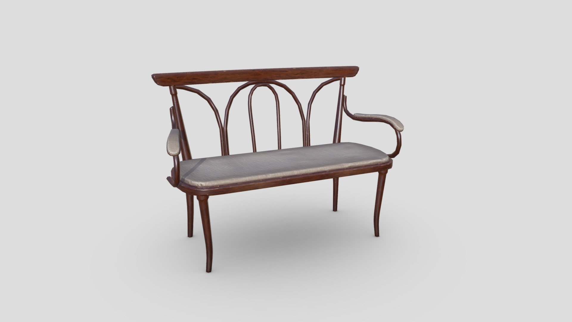 Antique Bench - 3D model by Chaotika [1ee1a1f] - Sketchfab