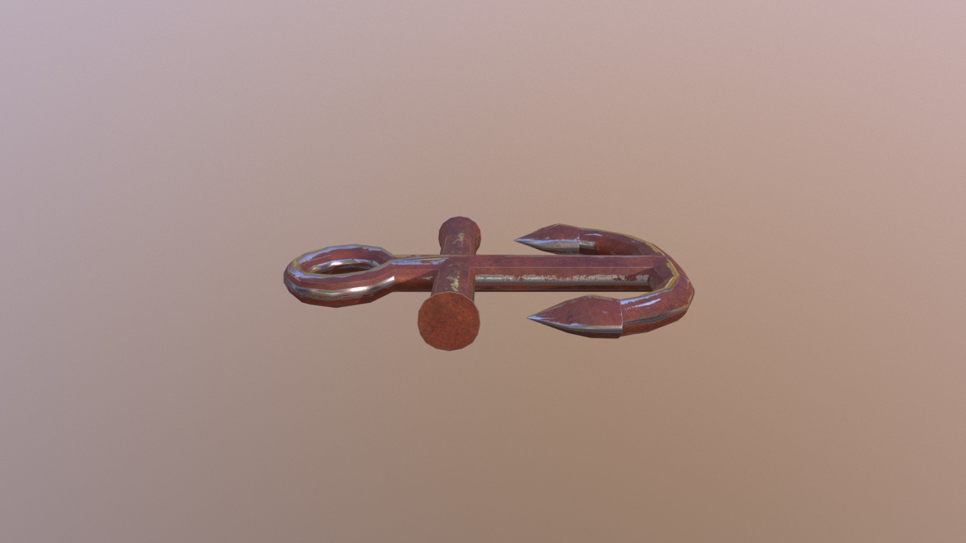Low Poly Anchor - 3D model by JWestwell [1ee2b47] - Sketchfab