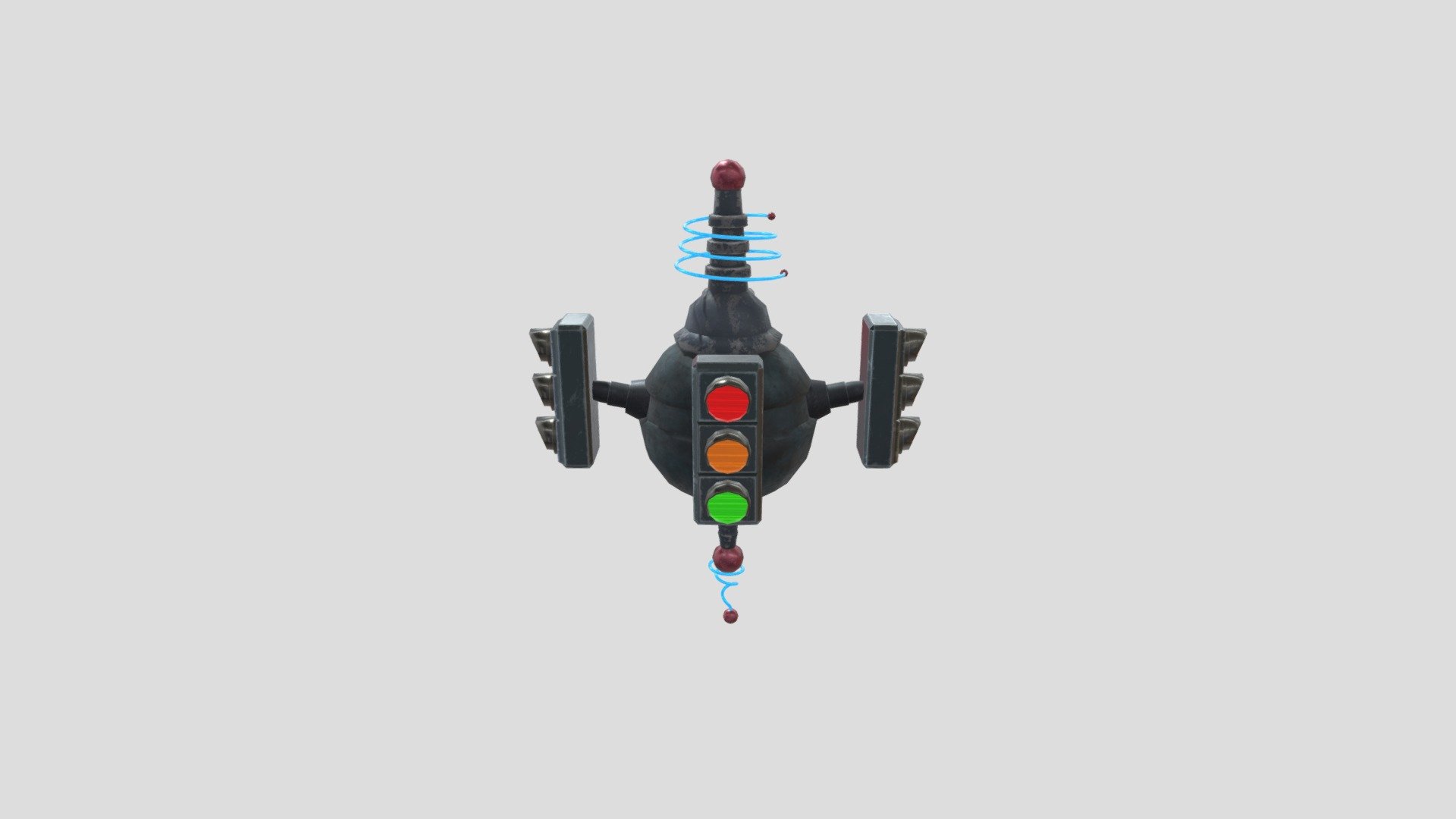 Traffic Light - 3D model by crowdotwave [1ee3b37] - Sketchfab