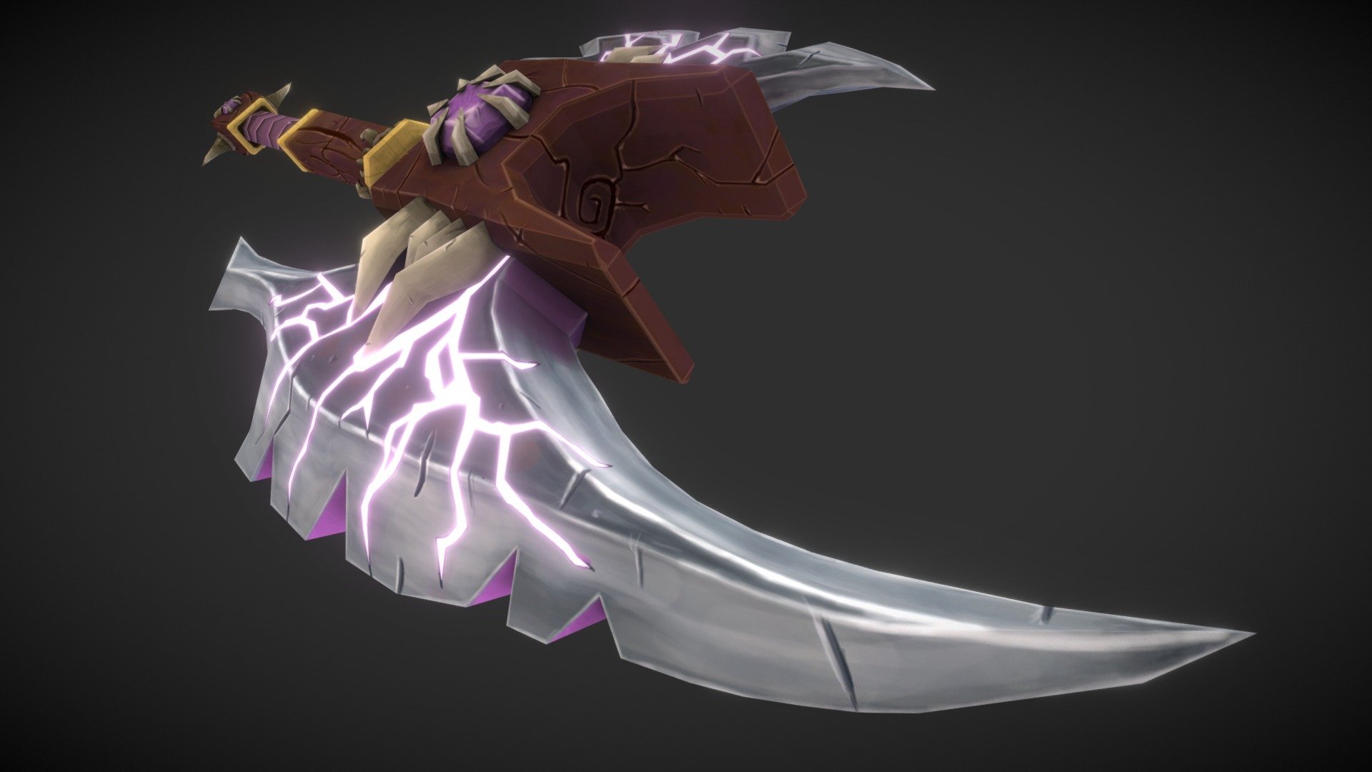 World of warcraft concept weapon - 3D model by Oussama El Hajjaj ...