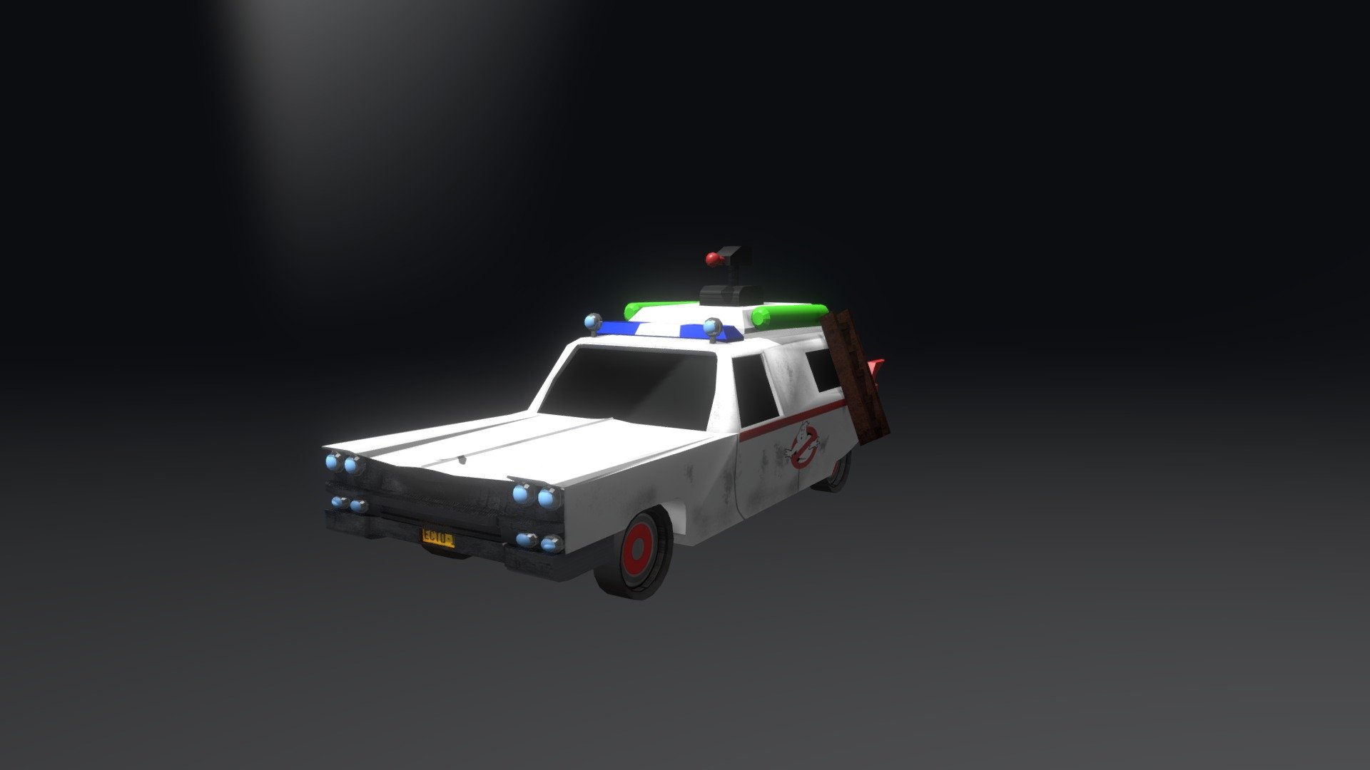 Ecto 1 - 3D model by Tyla Duplat (@tdup17) [1ee4d1f] - Sketchfab