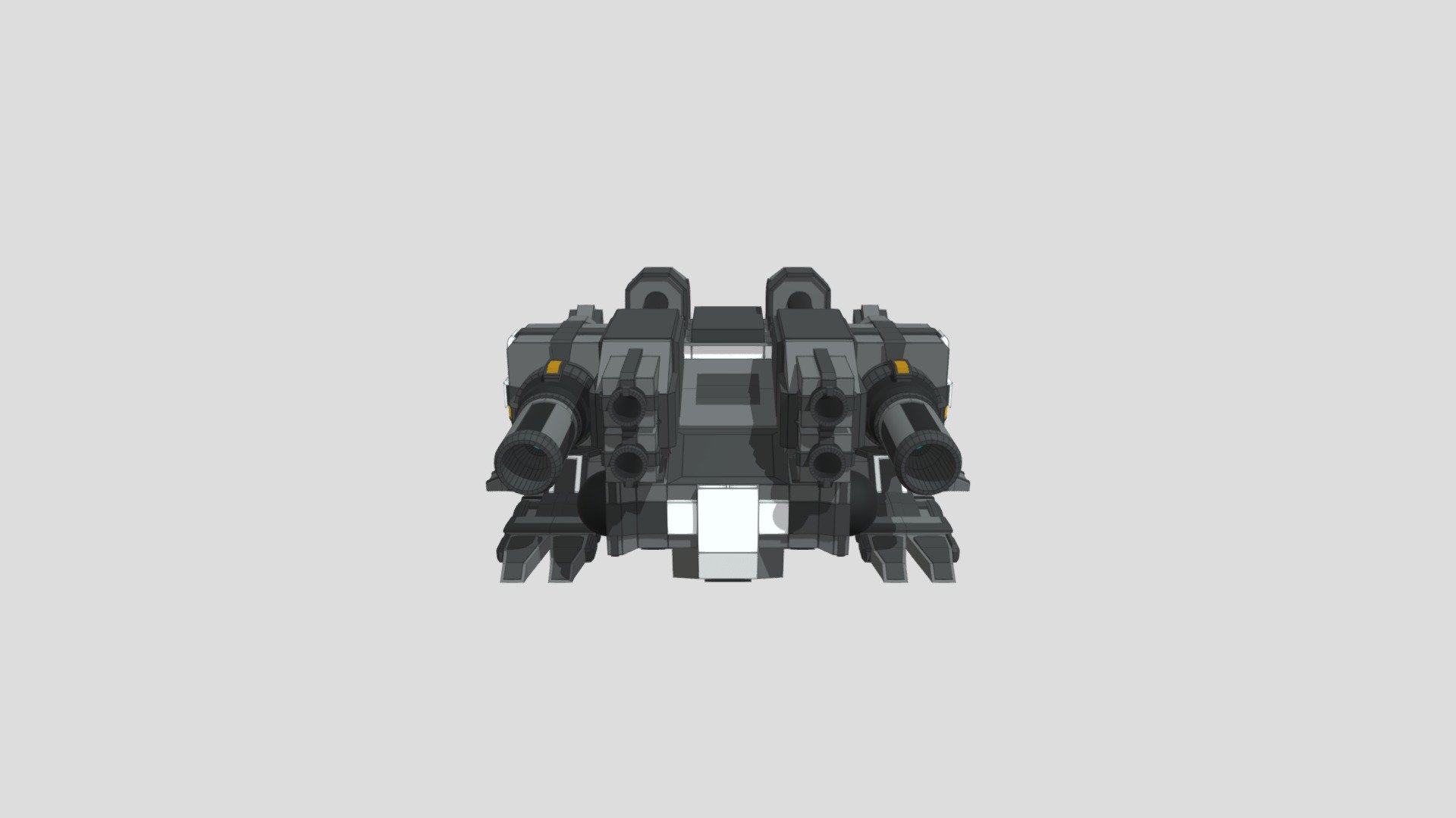 【CustomMecha-02(lander】(.obj)sample. - Download Free 3D model by ...