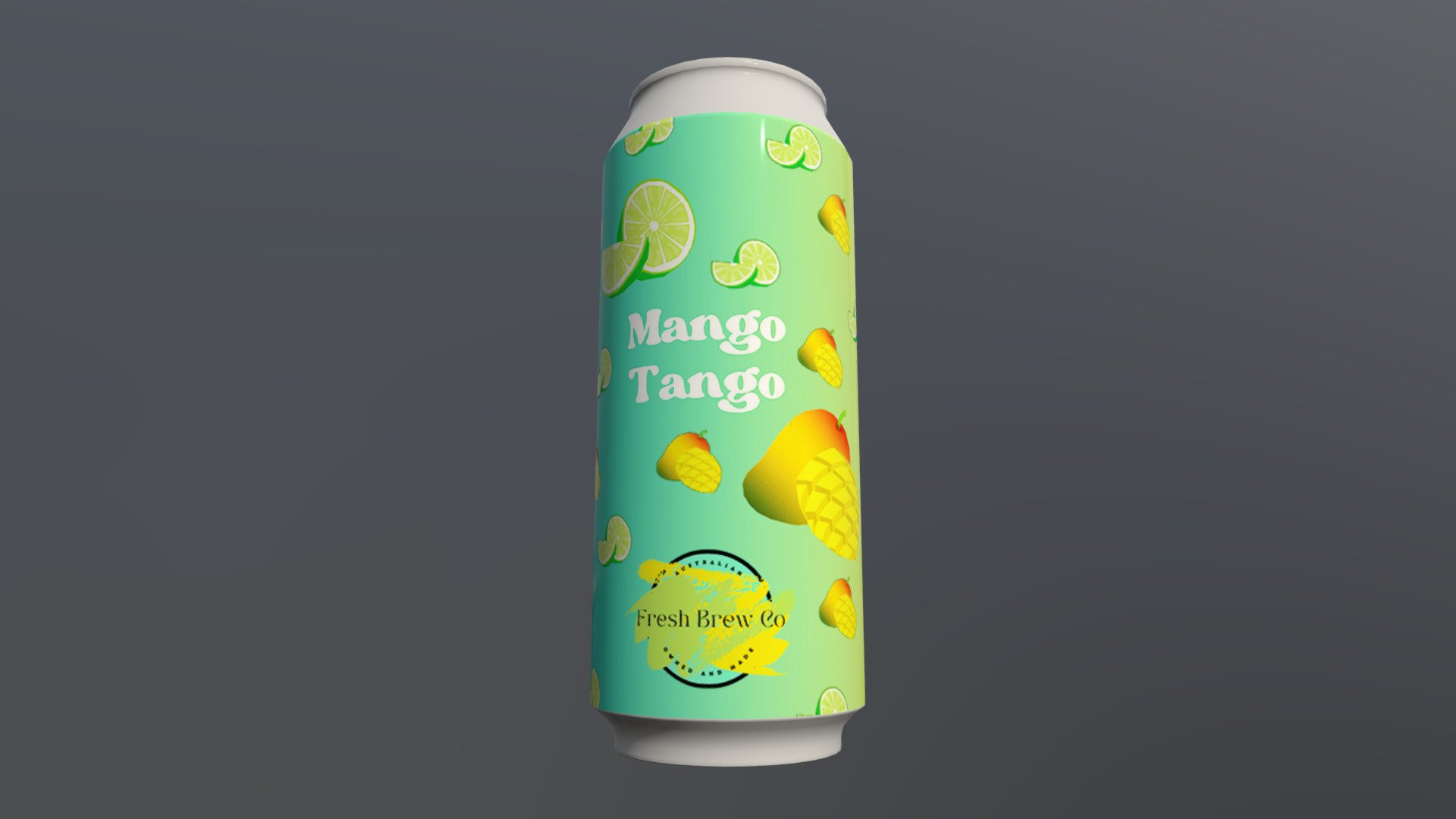Mango Tango Can Design - 3D model by ForestVW [1ee6d6a] - Sketchfab