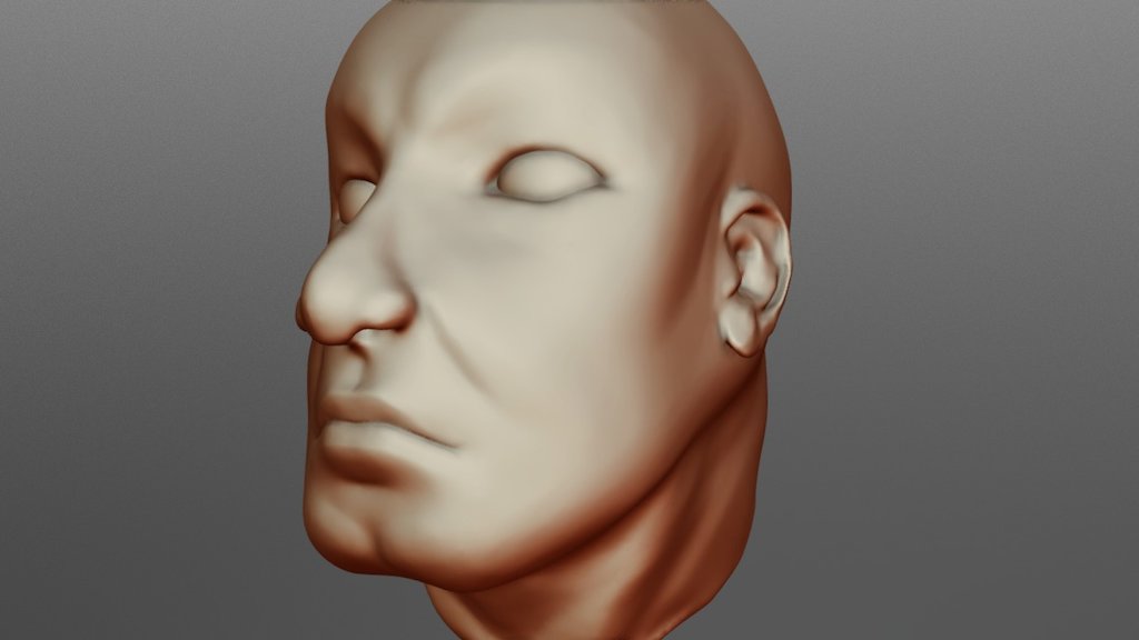 Speed Sculpt - Chilsed Jaw Man - 3D model by Andrew (@andrewemerson ...