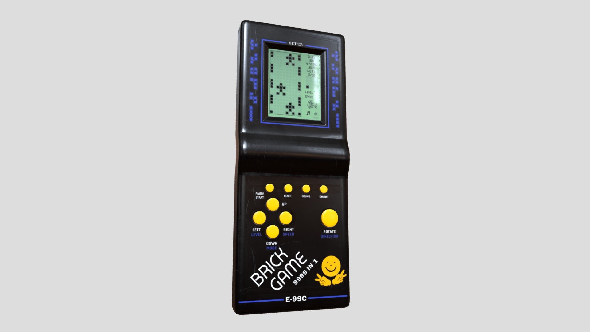 Brick Game Black - Buy Royalty Free 3D model by luxe3dworld [1ee7a95 ...
