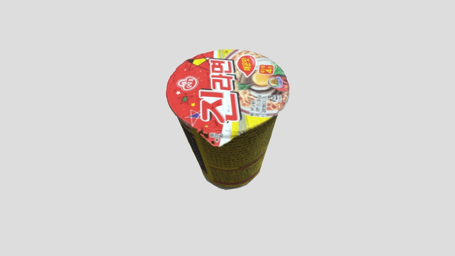 Jin-Ramen(Cup Noodle) Second Prototype - 3D model by joohojin2003 ...