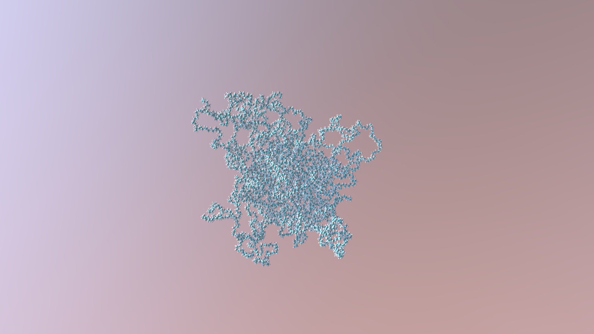 Amorphous Polyethylene - 3D model by nanoheatutk [1ee82a1] - Sketchfab
