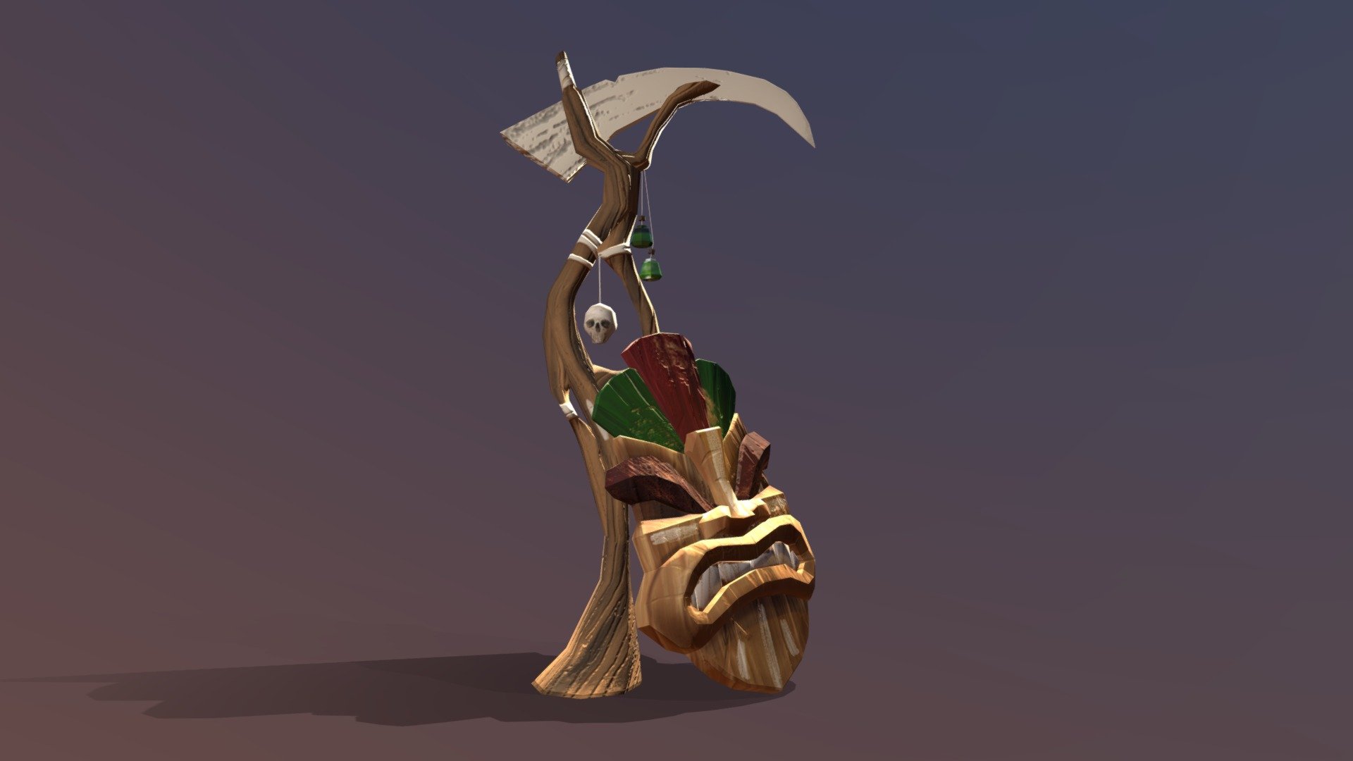 3D Art Pipeline Shield And Scythe FINAL - 3D model by Karen Ly ...
